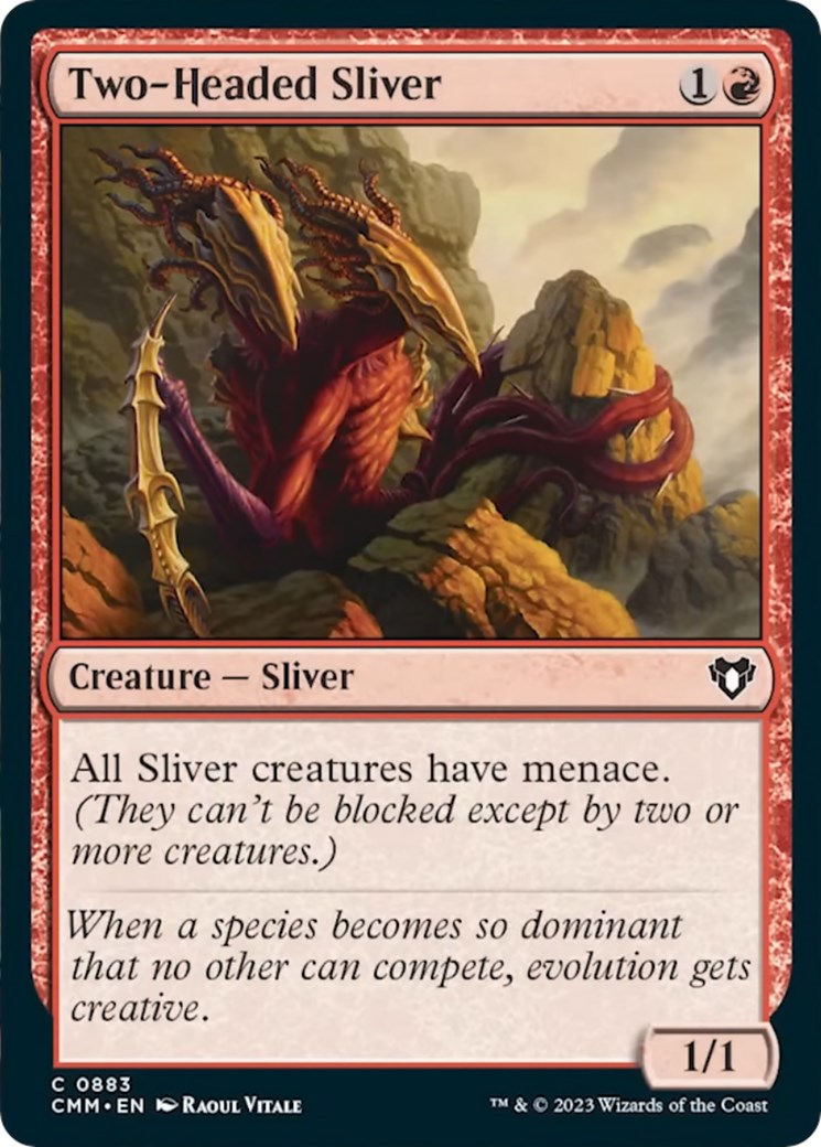 Two-Headed Sliver - Commander Masters - Magic: The Gathering