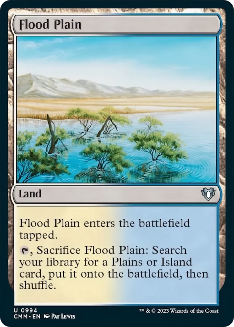 Flood Plain - Commander Masters - Magic: The Gathering