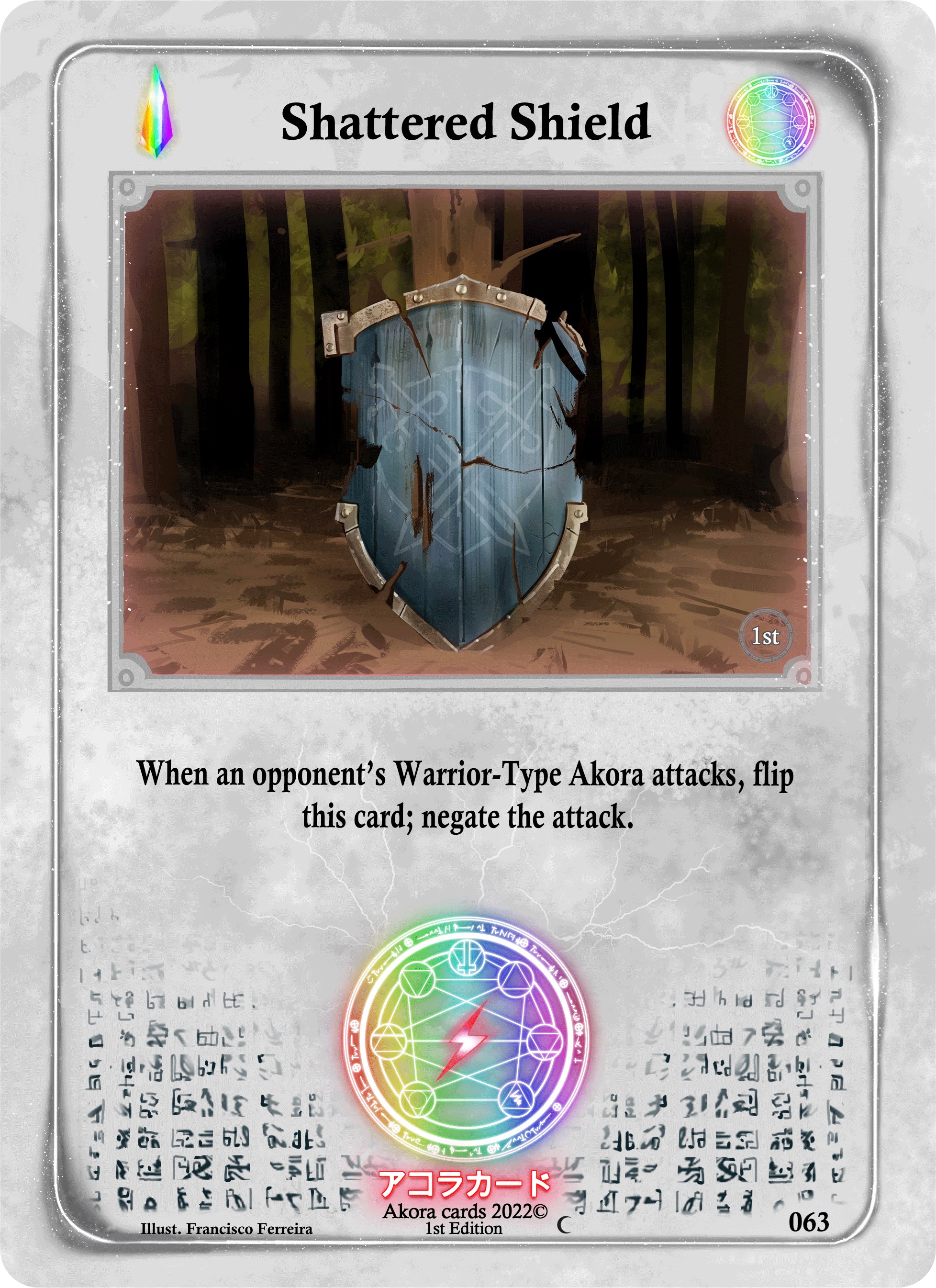 Shattered Shield - Spellbound Wings [1st Edition] - Akora TCG