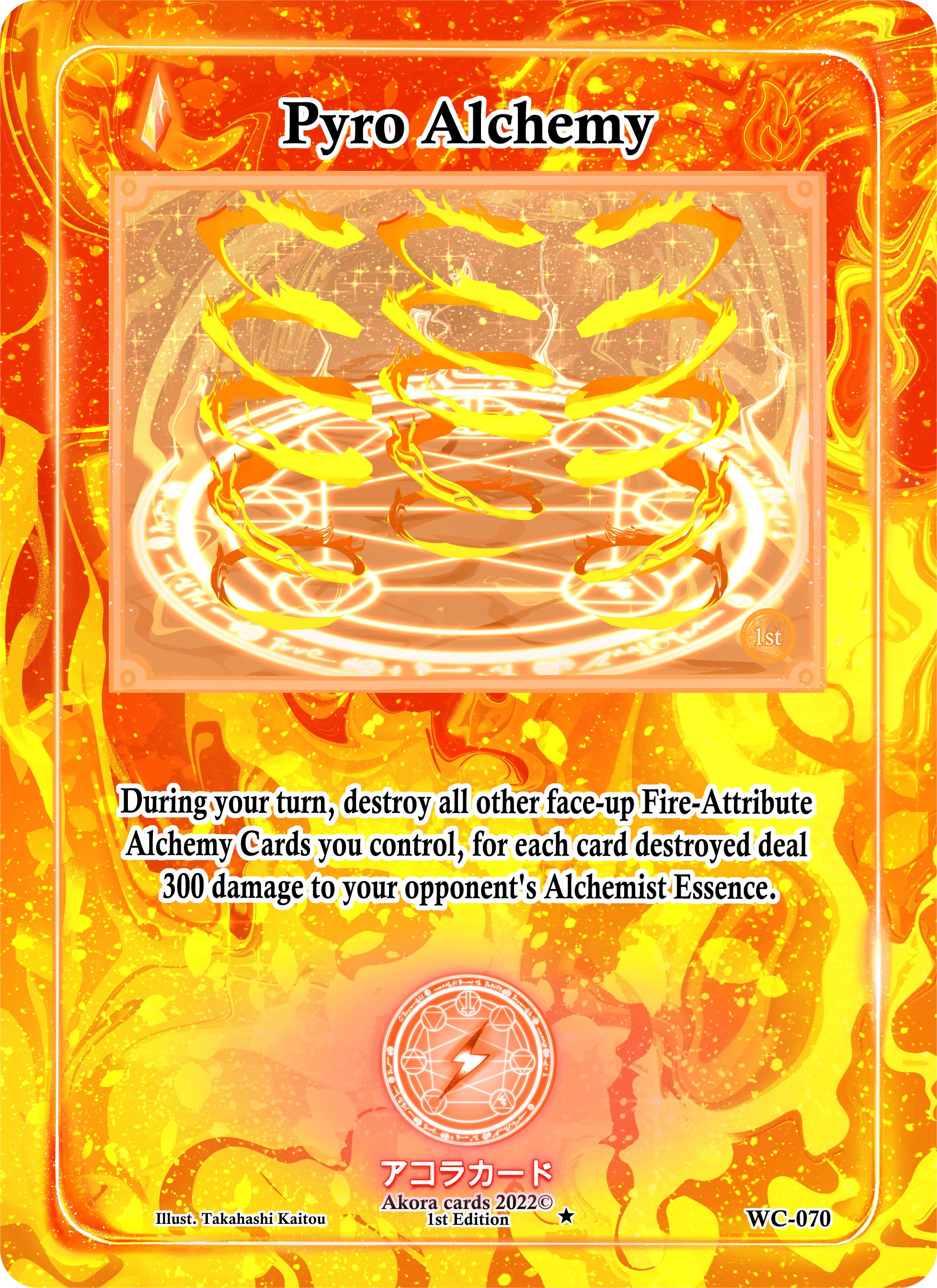 Pyro Alchemy - Warped Crusaders [1st Edition] - Akora TCG