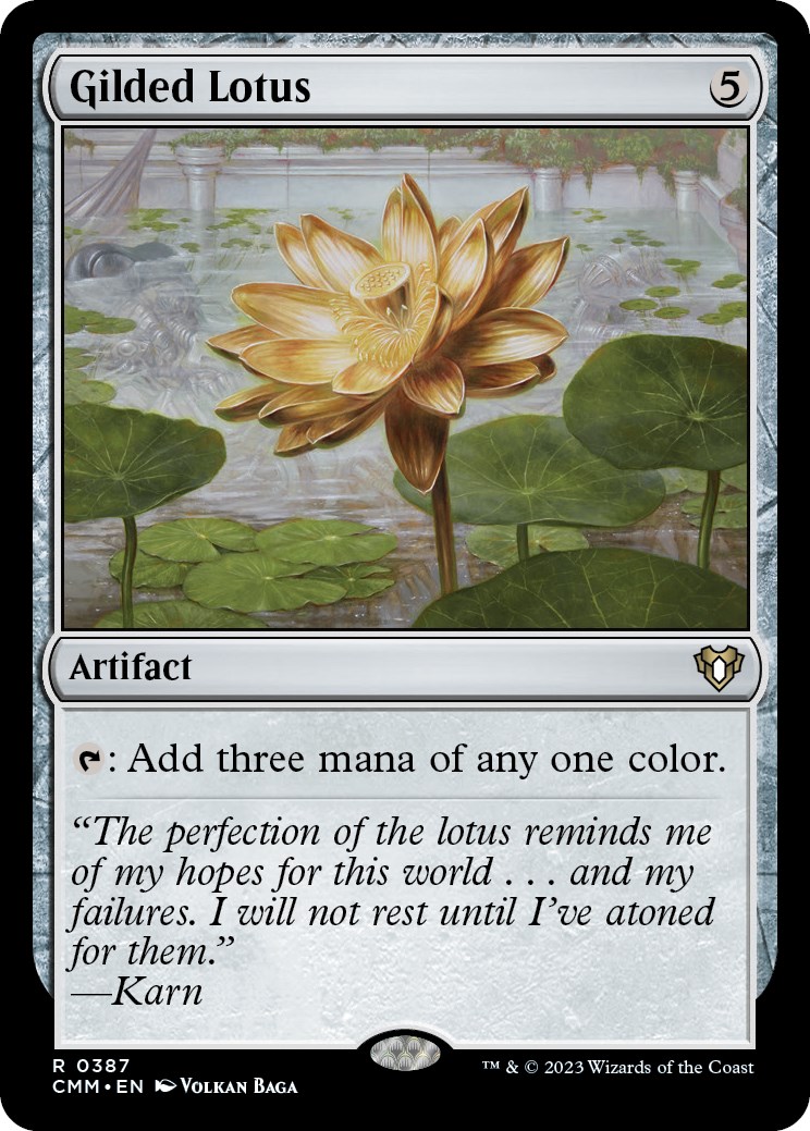 Gilded Lotus - Commander Masters - Magic: The Gathering