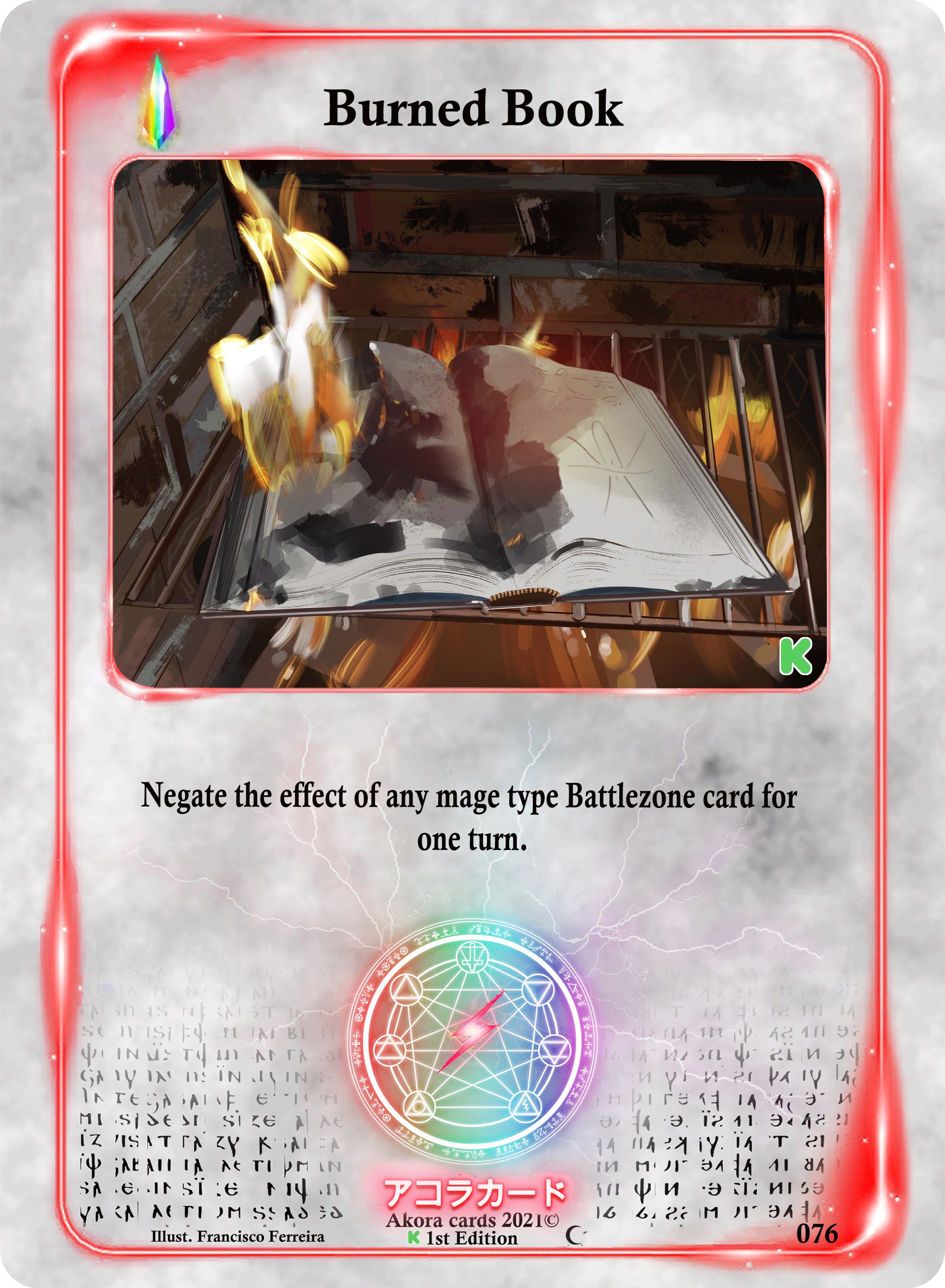 Burned Book - Spellbound Wings [Kickstarter Edition] - Akora TCG