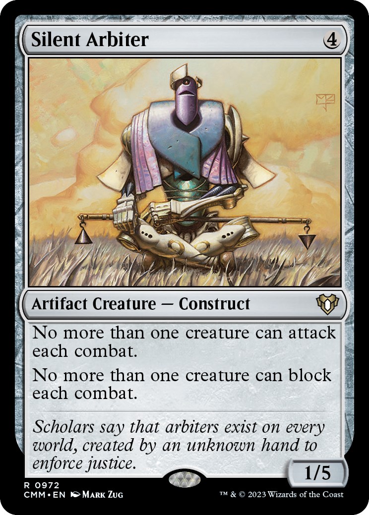 Silent Arbiter - Commander Masters - Magic: The Gathering
