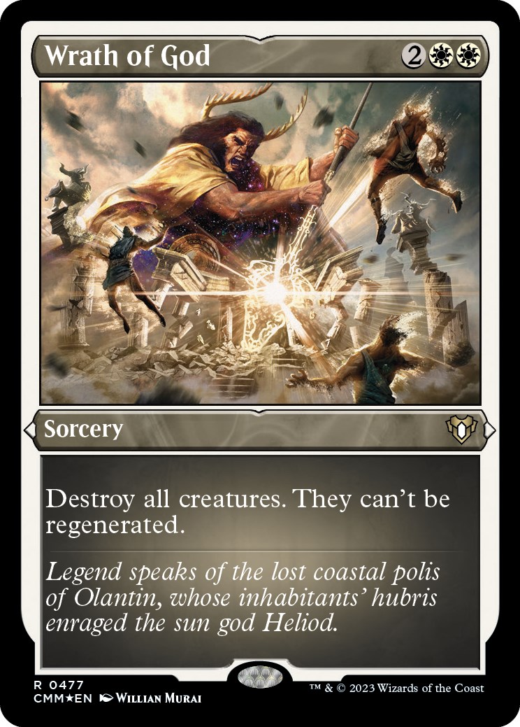 Wrath of God (Foil Etched) - Commander Masters - Magic: The Gathering
