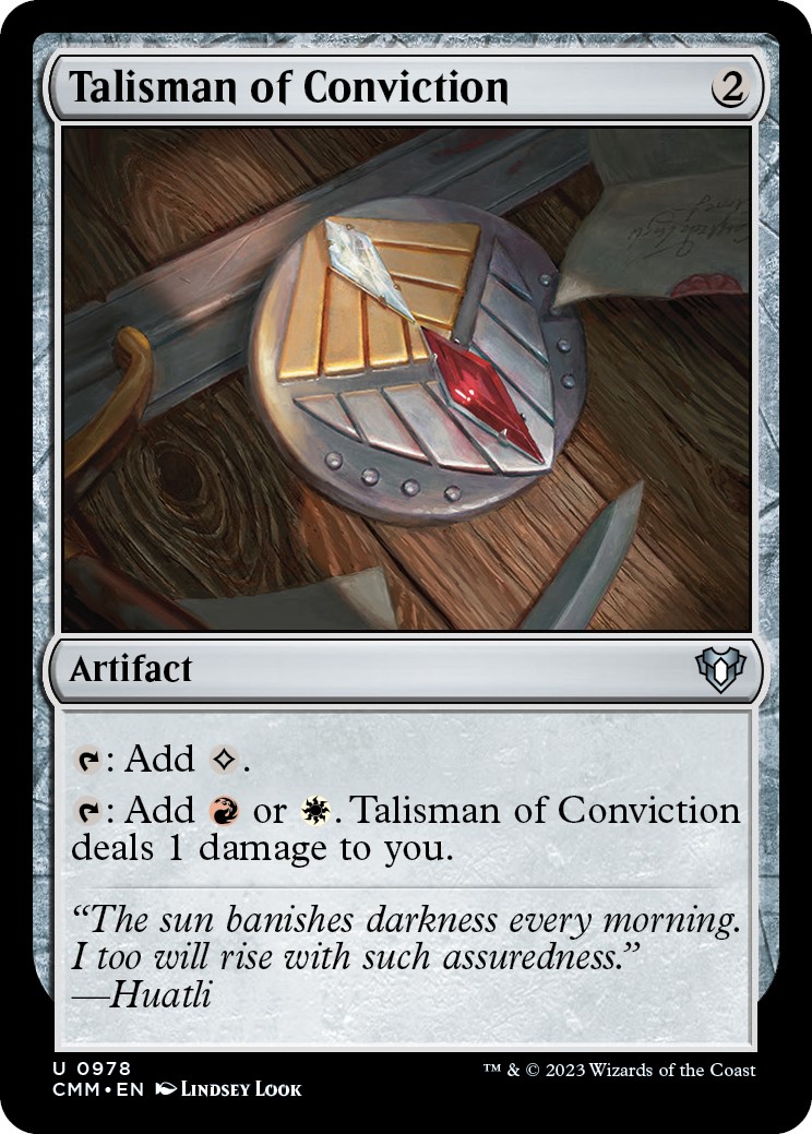 Talisman of Conviction - Commander Masters - Magic: The Gathering