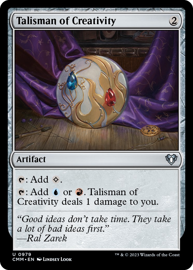 Talisman of Creativity - Commander Masters - Magic: The Gathering