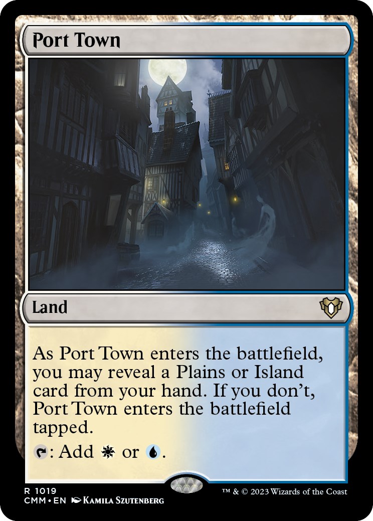 Port Town - Commander Masters - Magic: The Gathering