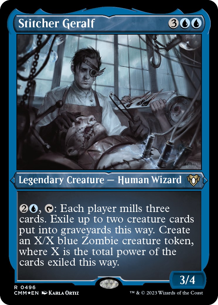 Stitcher Geralf (Foil Etched) - Commander Masters - Magic: The Gathering