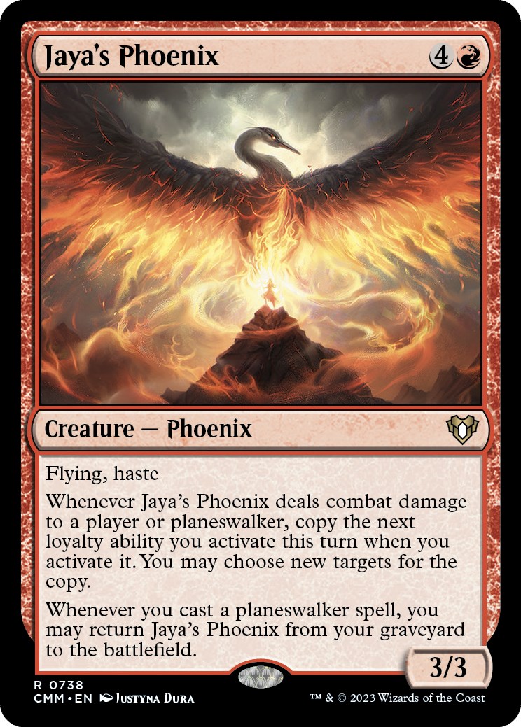Jaya's Phoenix - Commander Masters - Magic: The Gathering