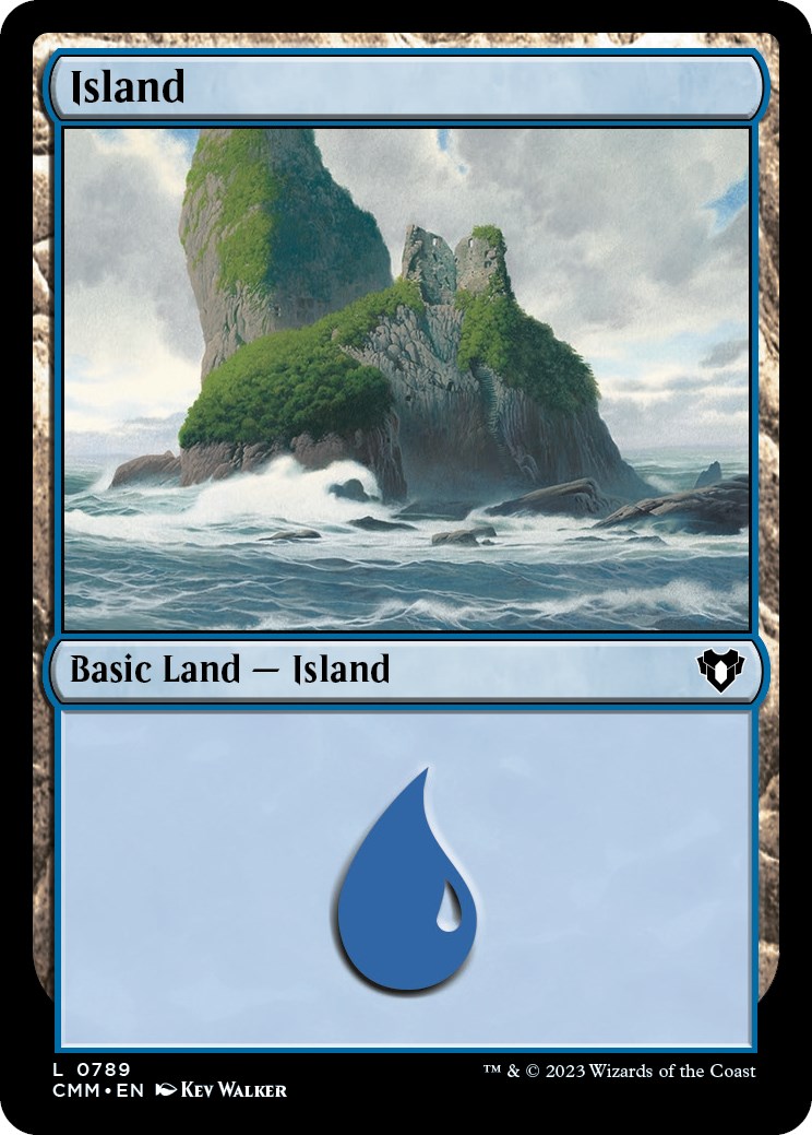Island (0789) - Commander Masters - Magic: The Gathering