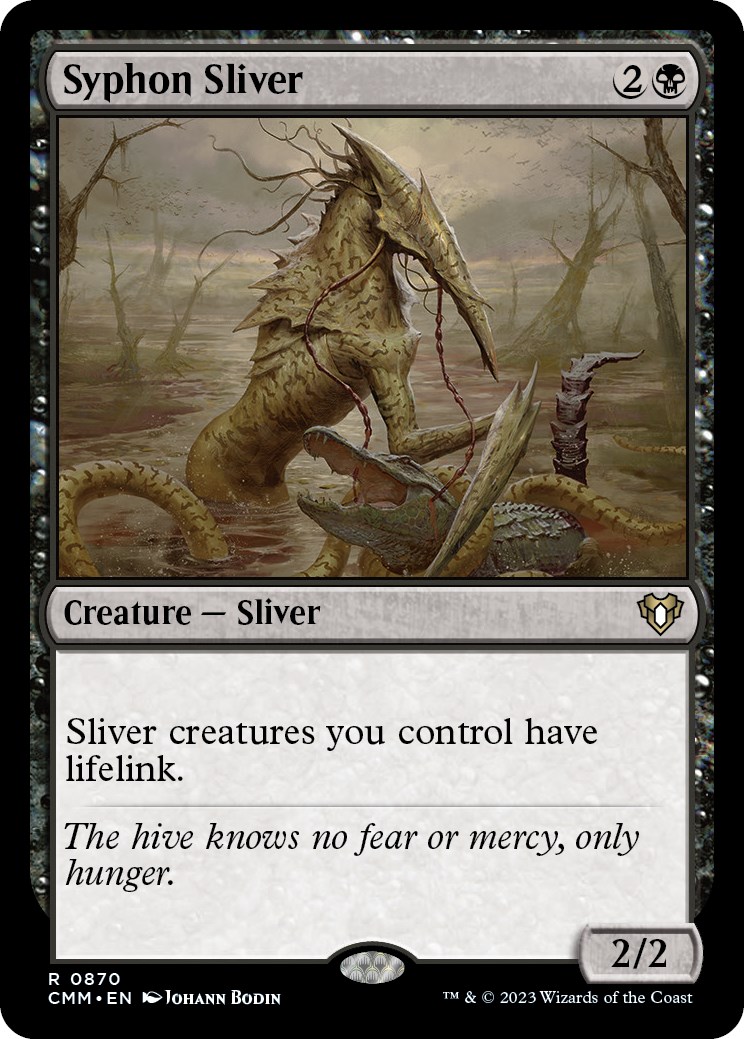 Syphon Sliver - Commander Masters - Magic: The Gathering