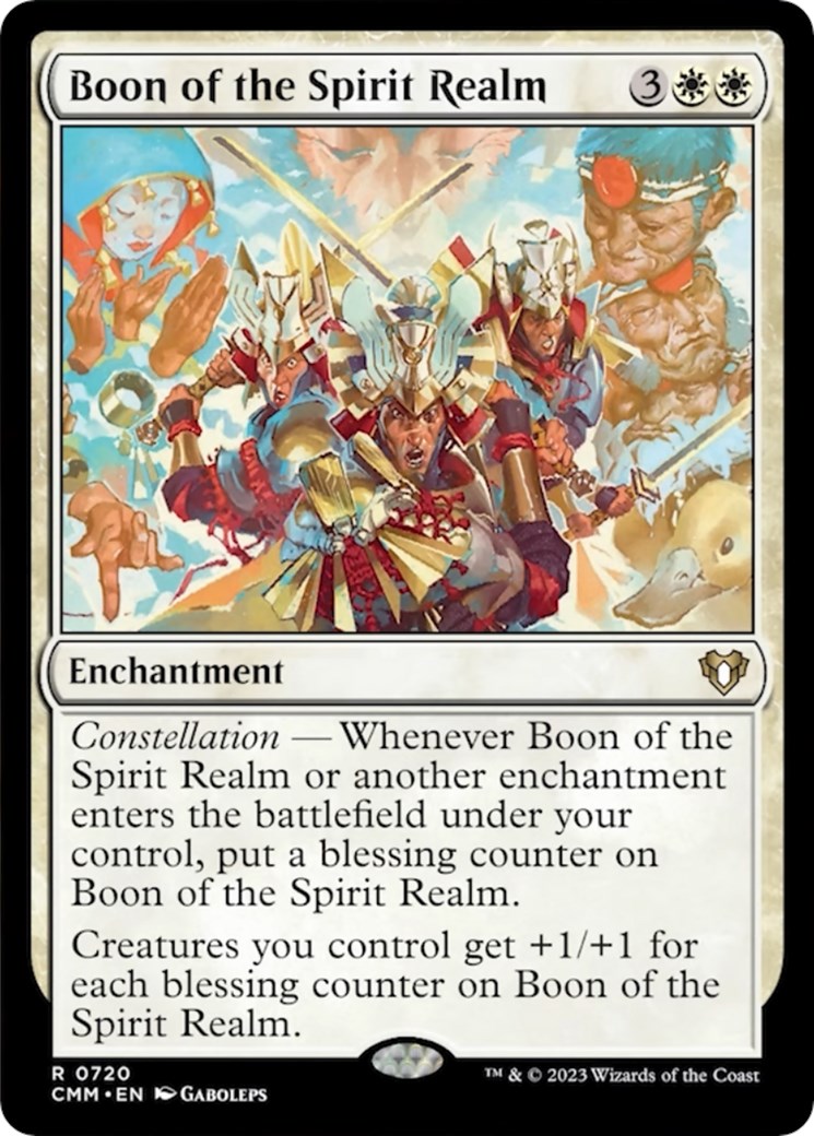 Boon of the Spirit Realm - Commander Masters - Magic: The Gathering