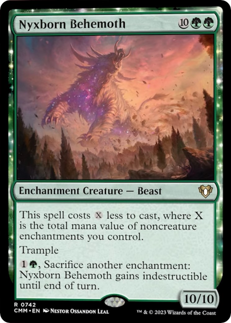 Nyxborn Behemoth - Commander Masters - Magic: The Gathering