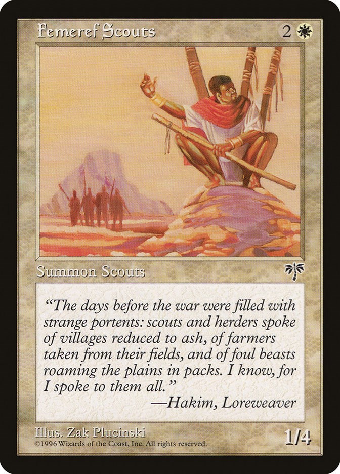 Femeref Scouts - Mirage - Magic: The Gathering
