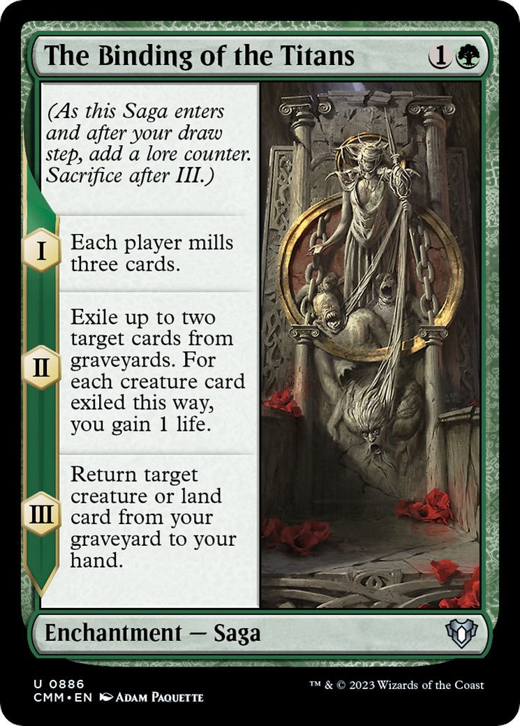 The Binding of the Titans - Commander Masters - Magic: The Gathering