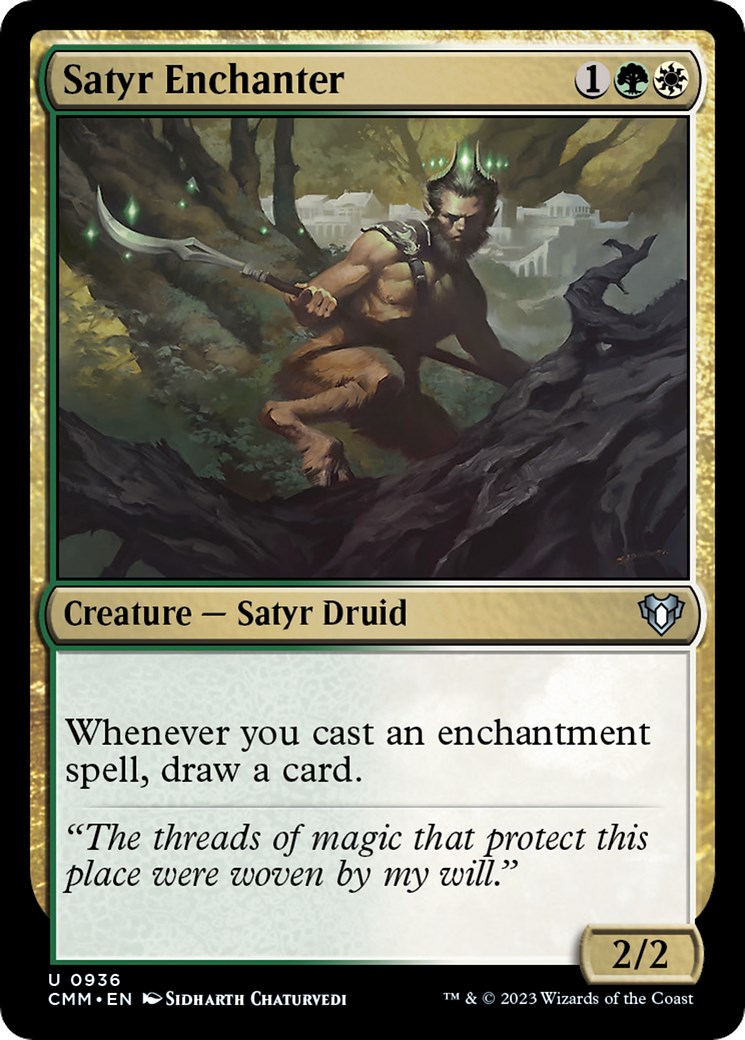 Satyr Enchanter - Commander Masters - Magic: The Gathering