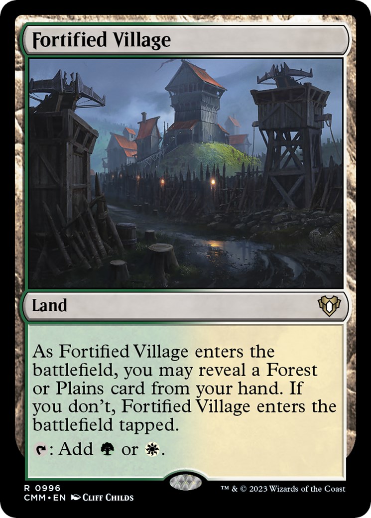 Fortified Village - Commander Masters - Magic: The Gathering