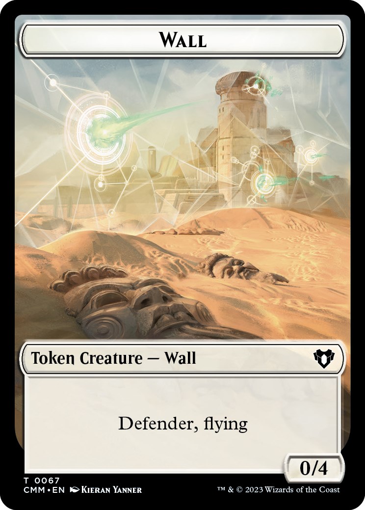 Wall // Kor Ally Double-Sided Token - Commander Masters - Magic: The ...
