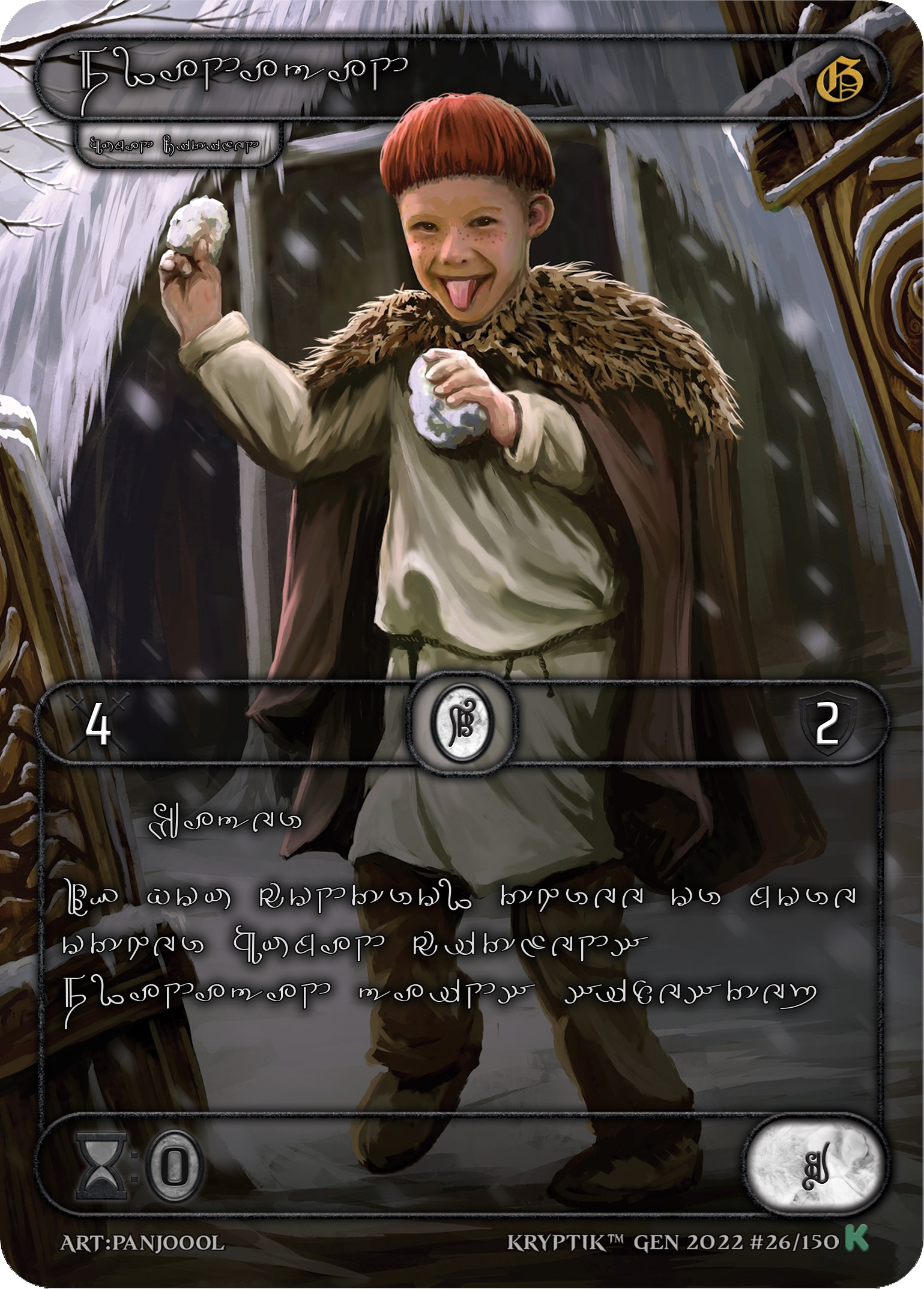 Flanagan (Silver Kryptik Language) - Genesis [Kickstarter] - Kryptik TCG