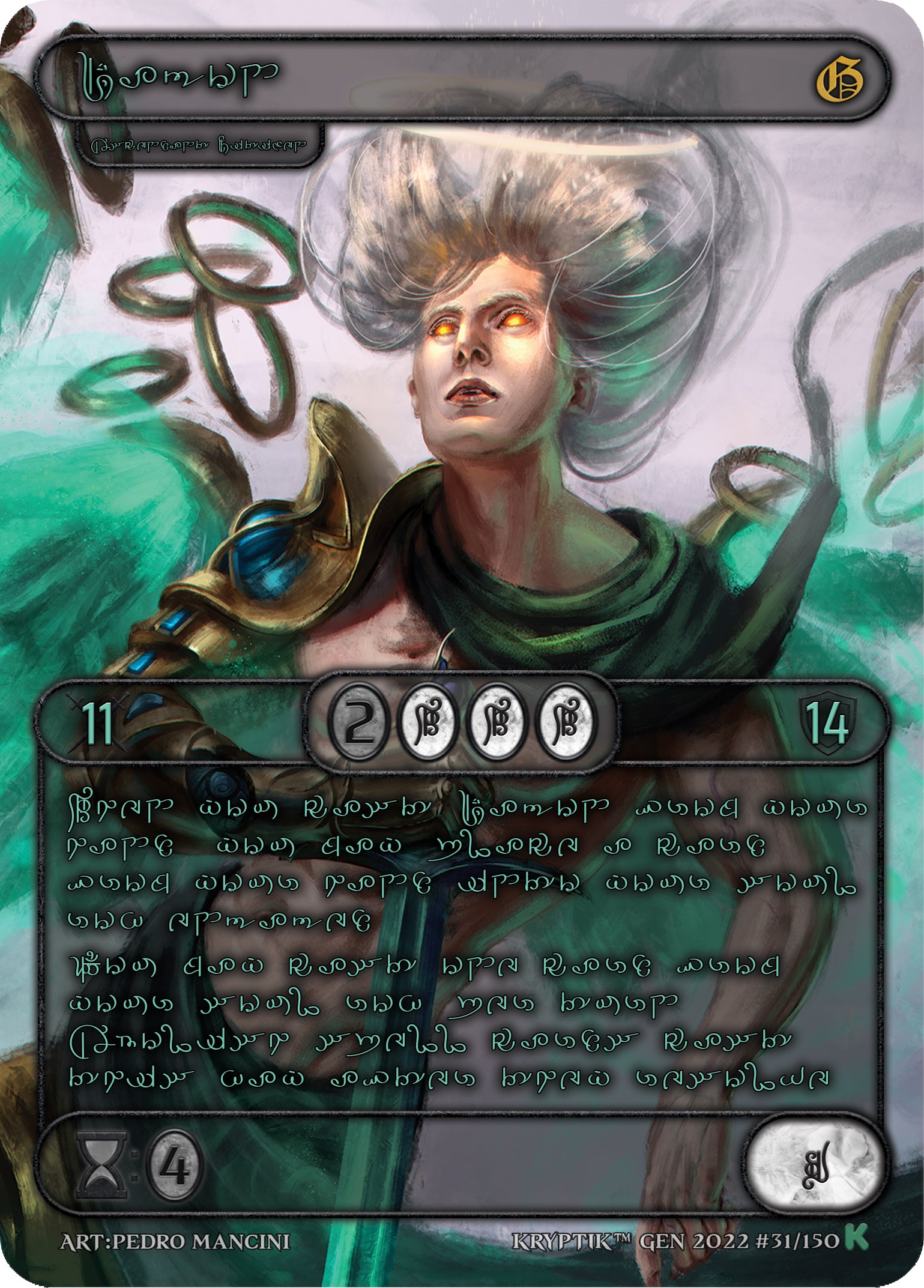 Dagon (Green Kryptik Language) - Genesis [Kickstarter] - Kryptik TCG