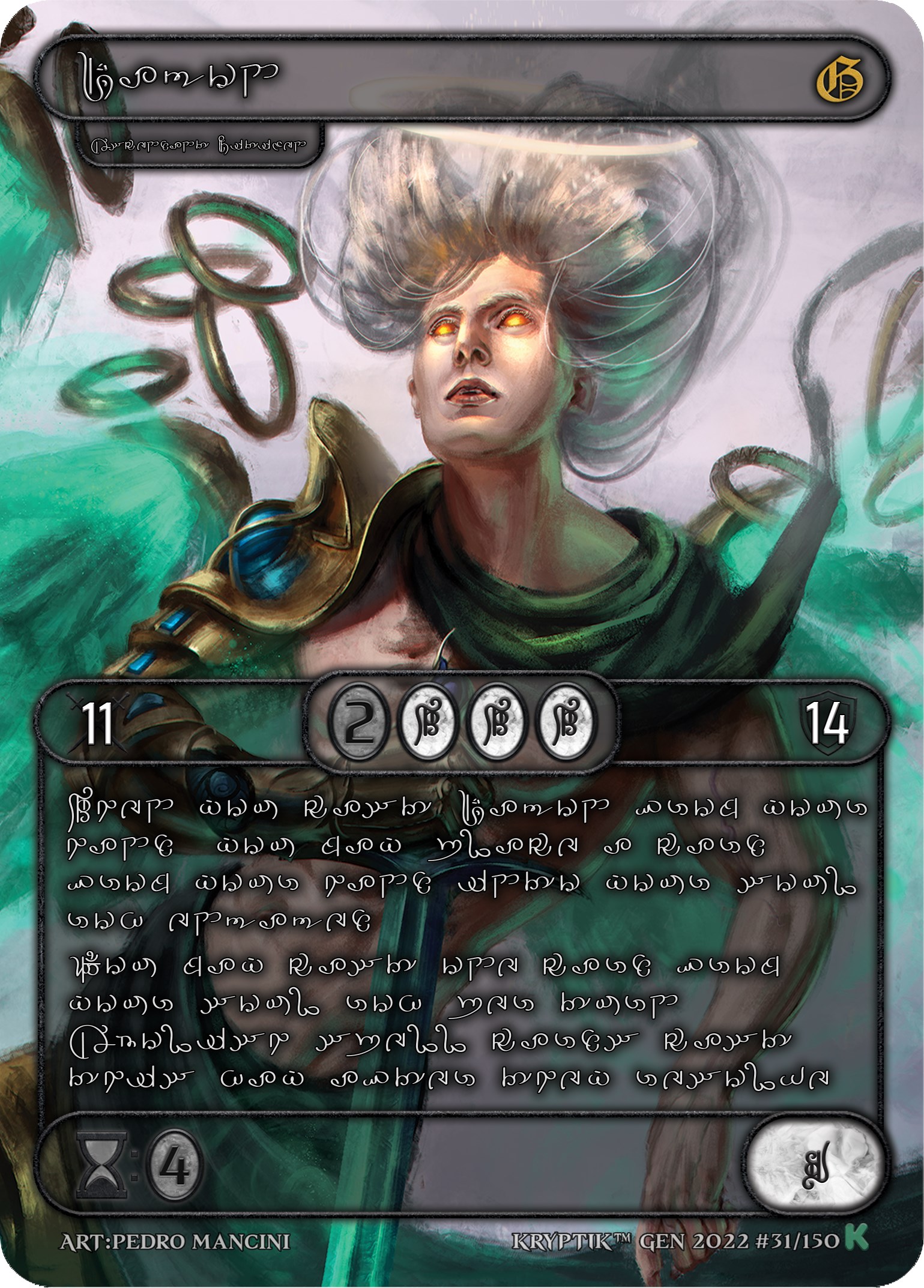 Dagon (Silver Kryptik Language) - Genesis [Kickstarter] - Kryptik TCG