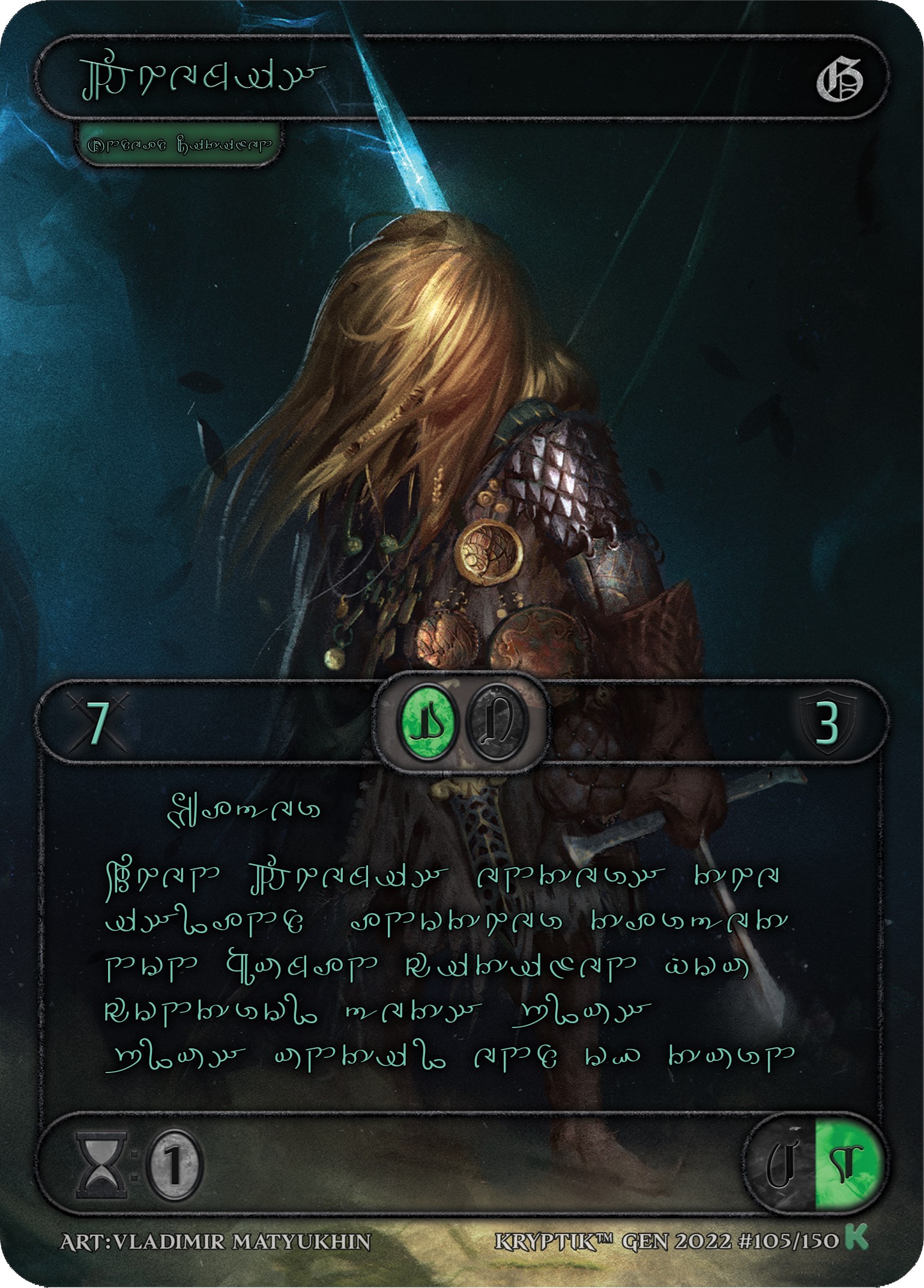 Themis (Green Kryptik Language) - Genesis [Kickstarter] - Kryptik TCG