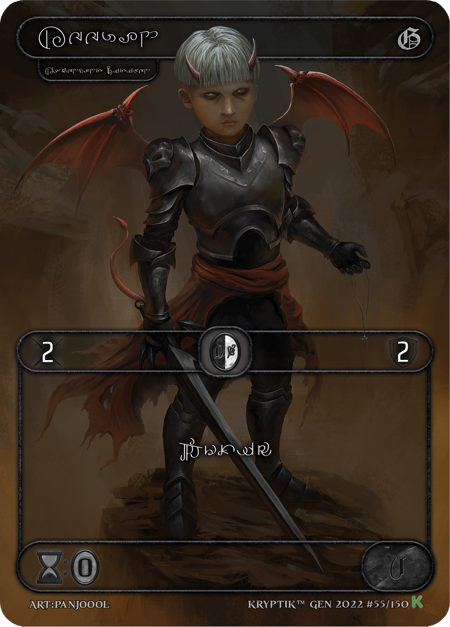 Keeran (Silver Kryptik Language) - Genesis [Kickstarter] - Kryptik TCG