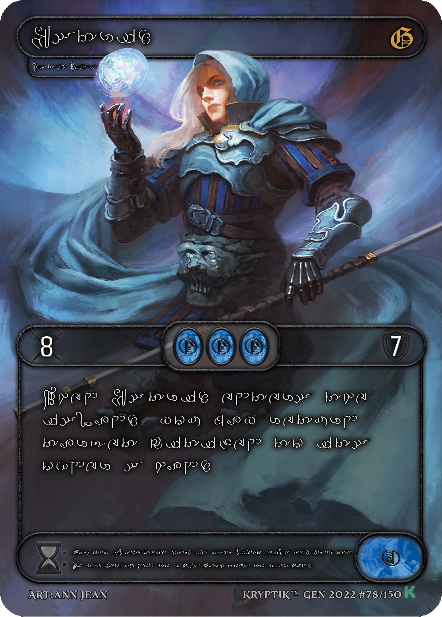 Estrid (Silver Kryptik Language) - Genesis [Kickstarter] - Kryptik TCG