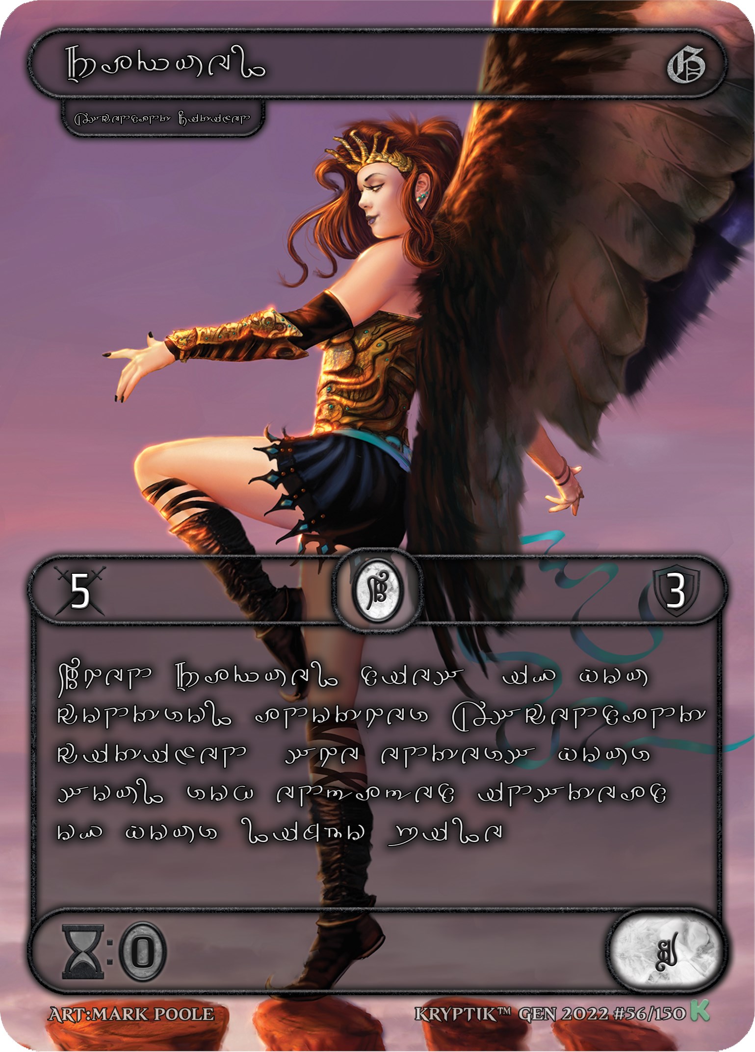 Raquel (Silver Kryptik Language) - Genesis [Kickstarter] - Kryptik TCG