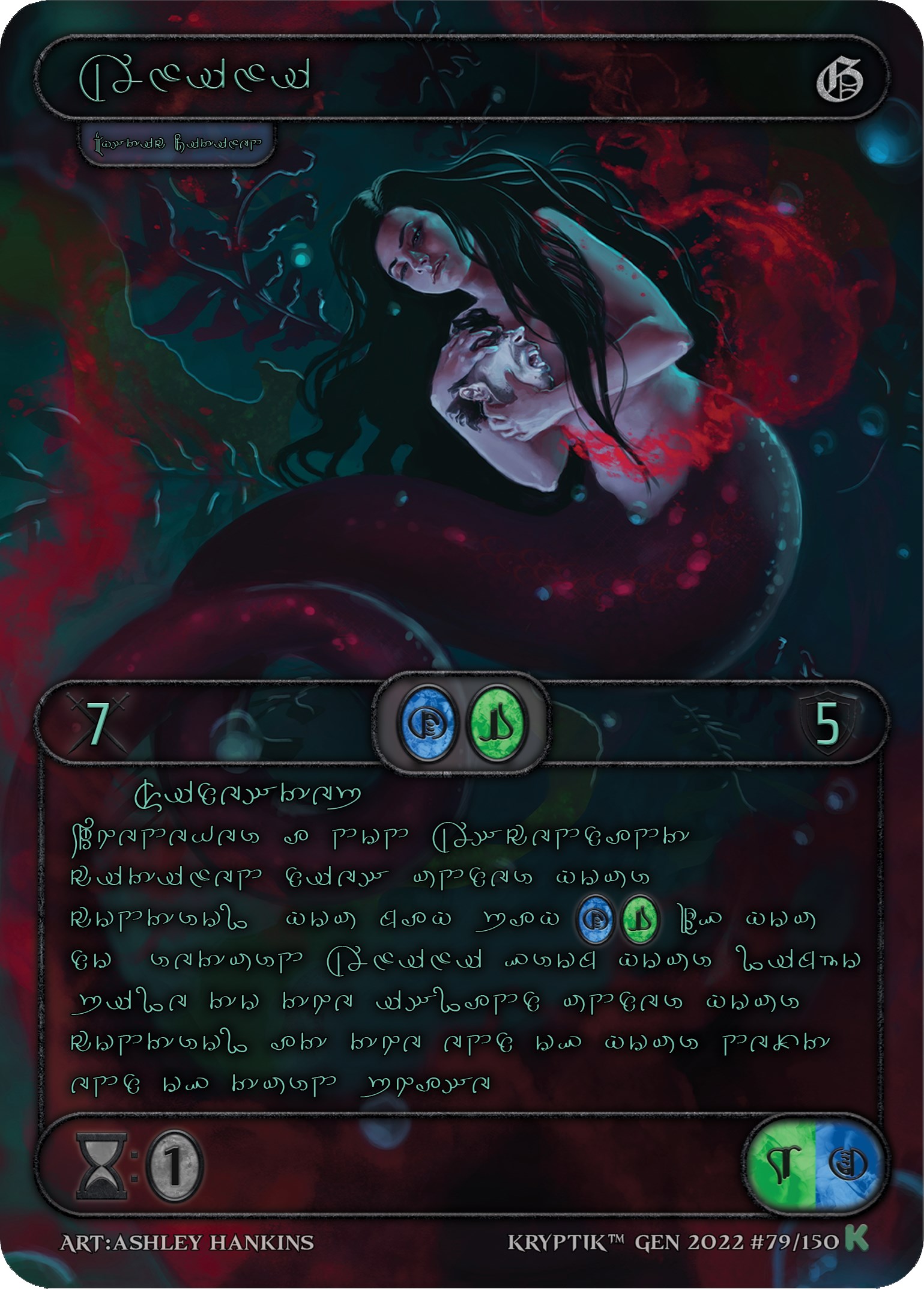 Azizi (Green Kryptik Language) - Genesis [Kickstarter] - Kryptik TCG