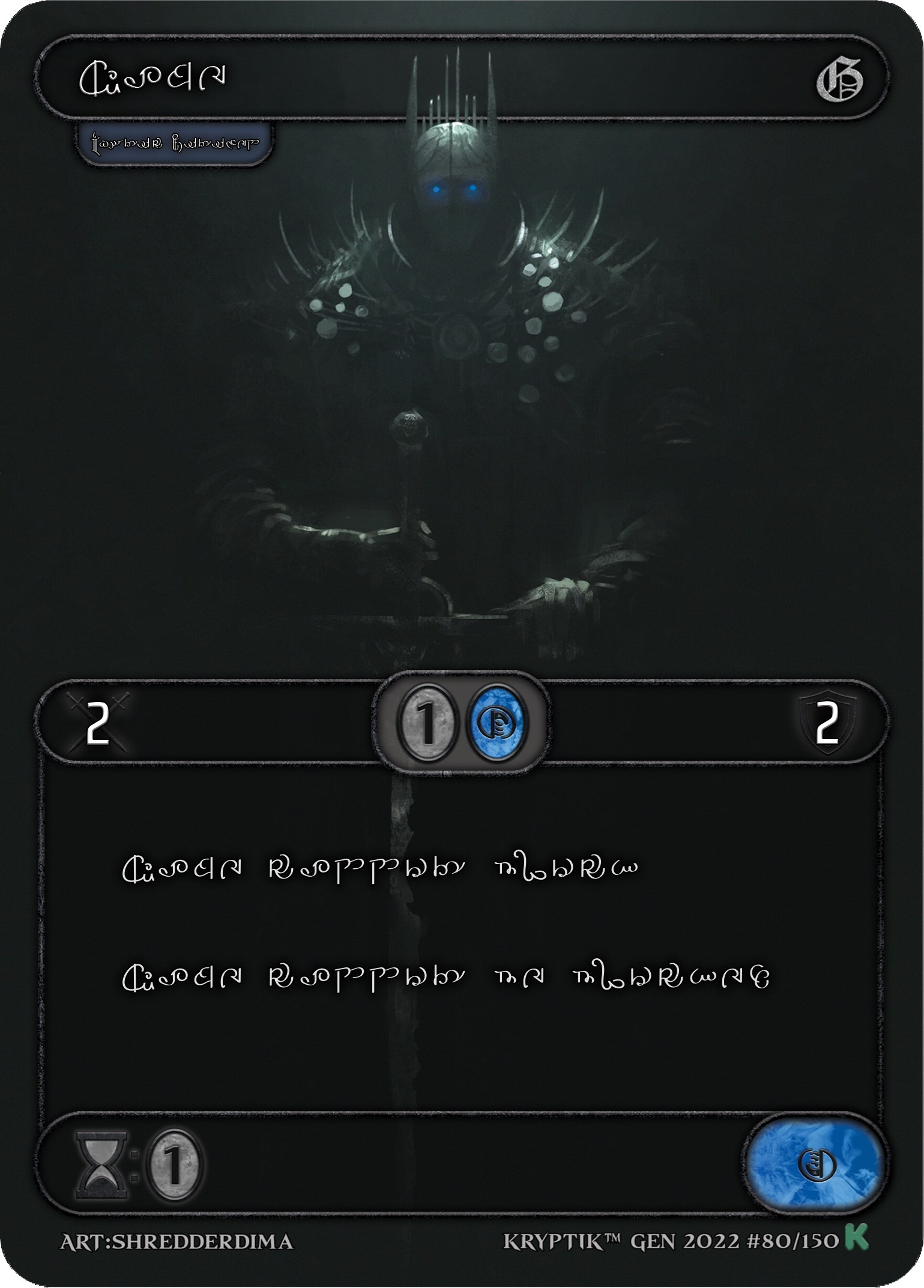 Einar (Silver Kryptik Language) - Genesis [Kickstarter] - Kryptik TCG