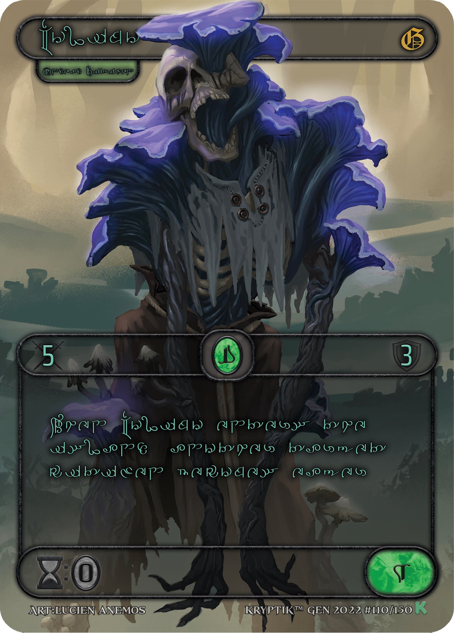 Molimo (Green Kryptik Language) - Genesis [Kickstarter] - Kryptik TCG