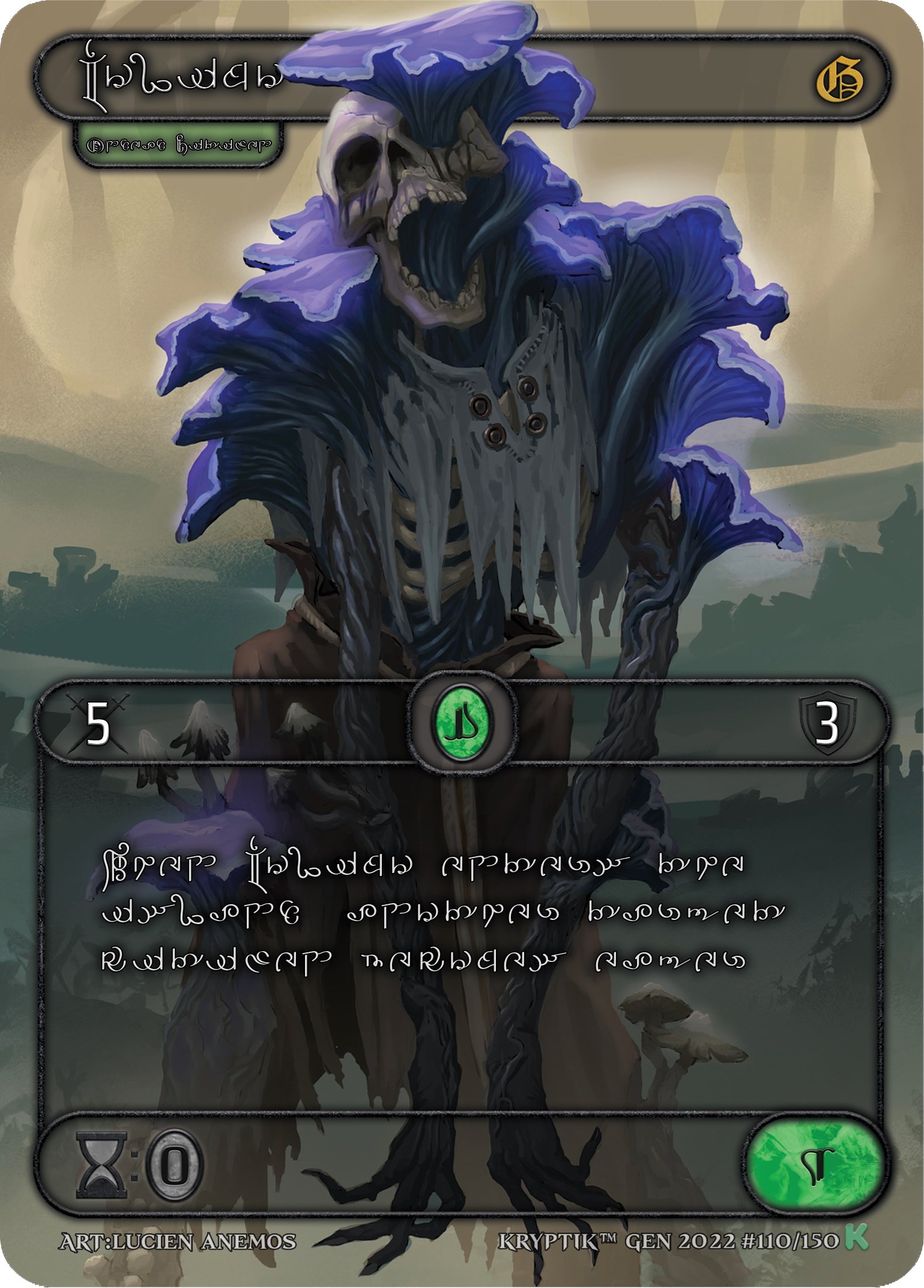 Molimo (Silver Kryptik Language) - Genesis [Kickstarter] - Kryptik TCG