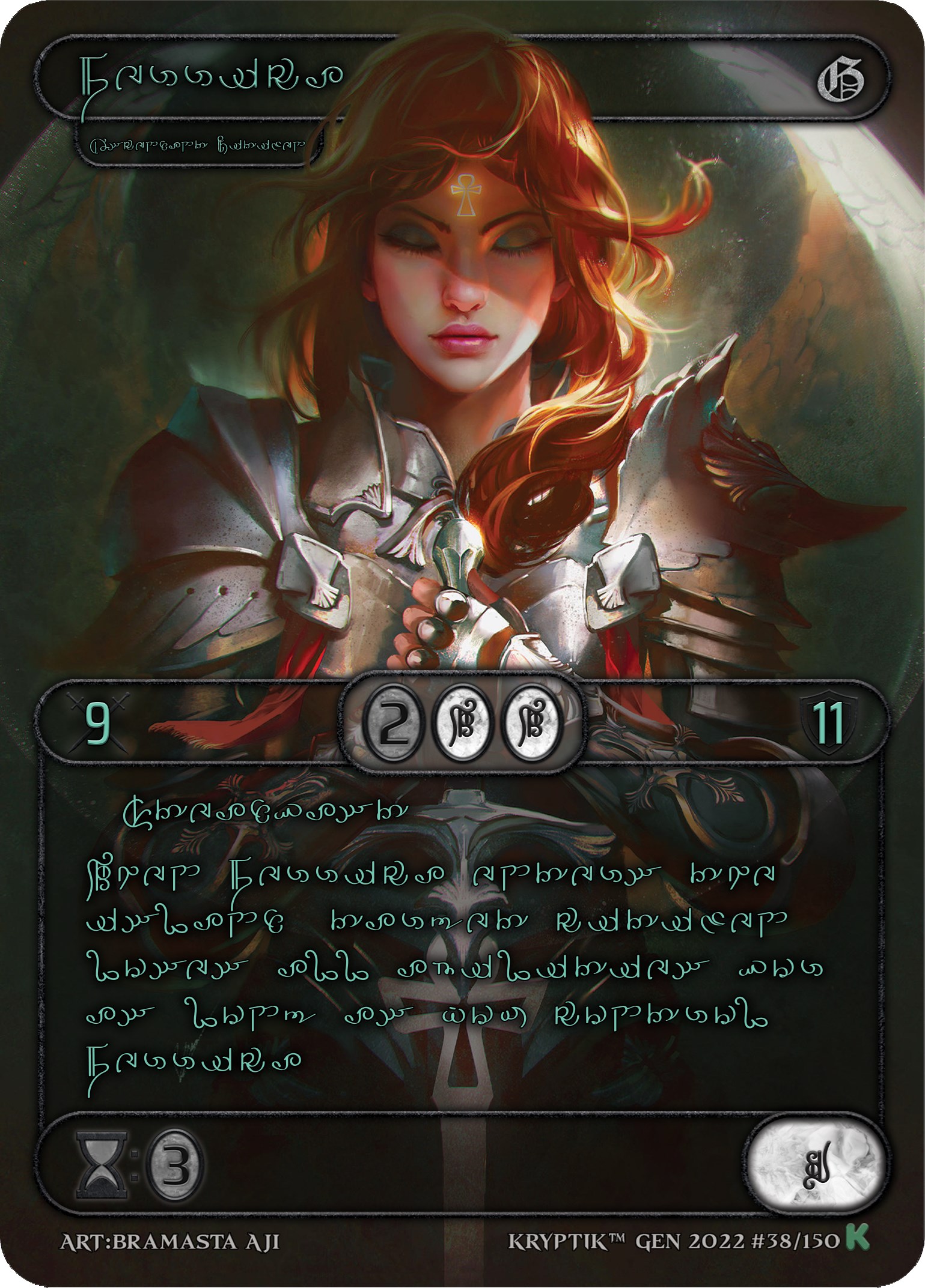 Ferrica (Green Kryptik Language) - Genesis [Kickstarter] - Kryptik TCG