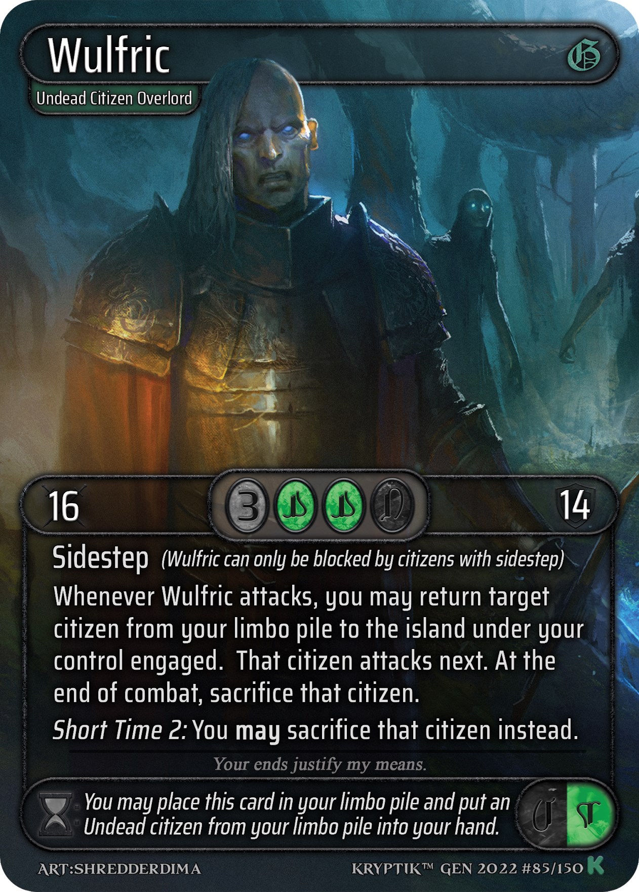 Wulfric - Genesis [Kickstarter] - Kryptik TCG