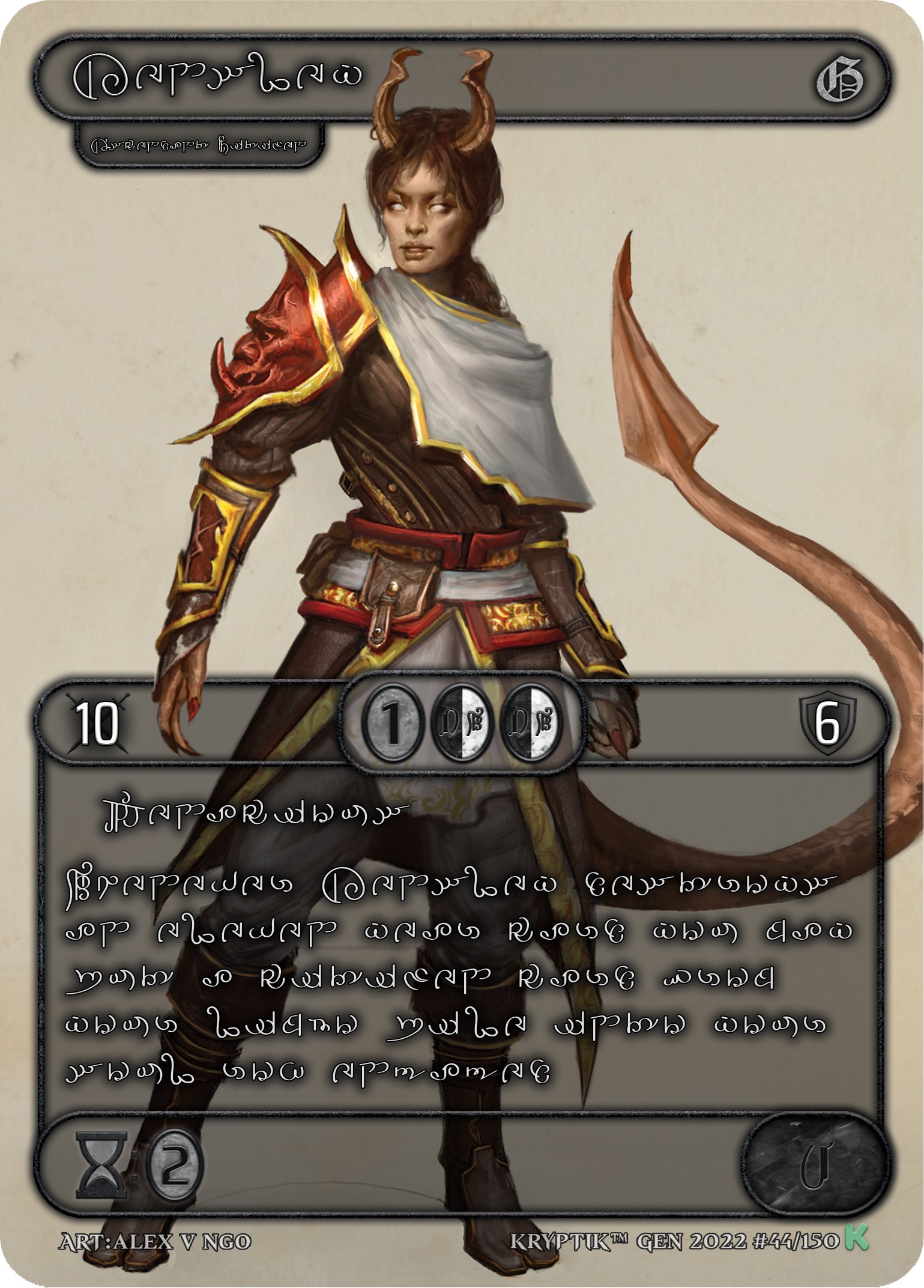 Kensley (Silver Kryptik Language) - Genesis [Kickstarter] - Kryptik TCG
