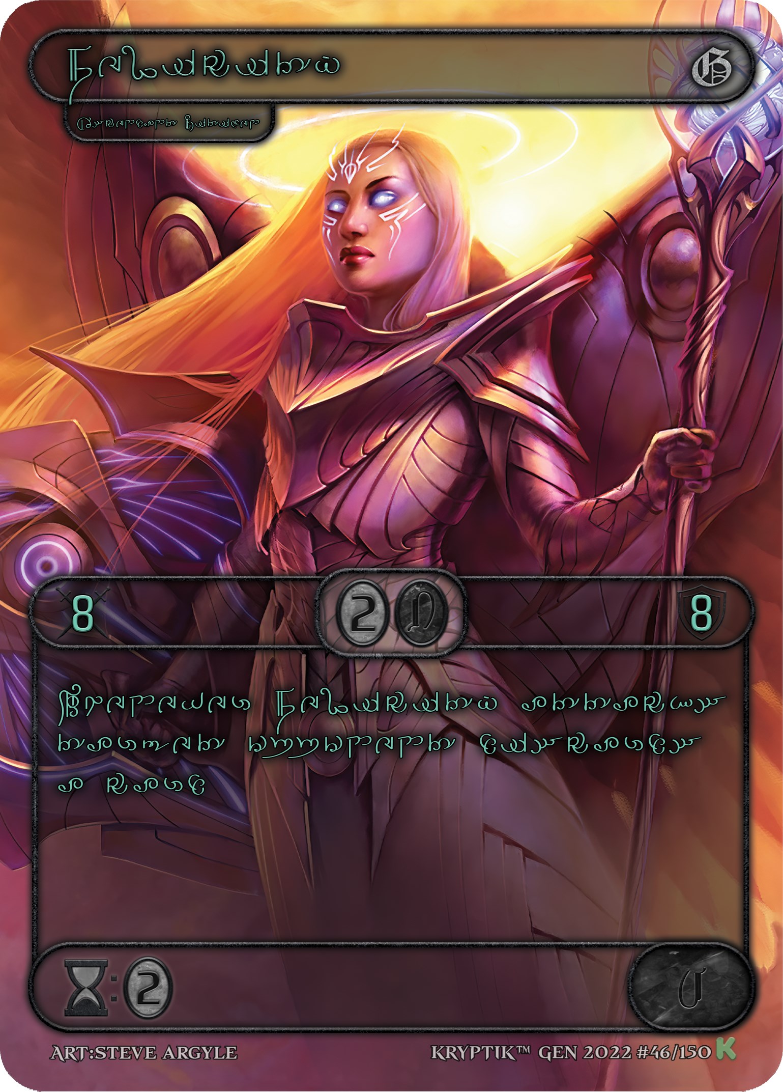 Felicity (Green Kryptik Language) - Genesis [Kickstarter] - Kryptik TCG