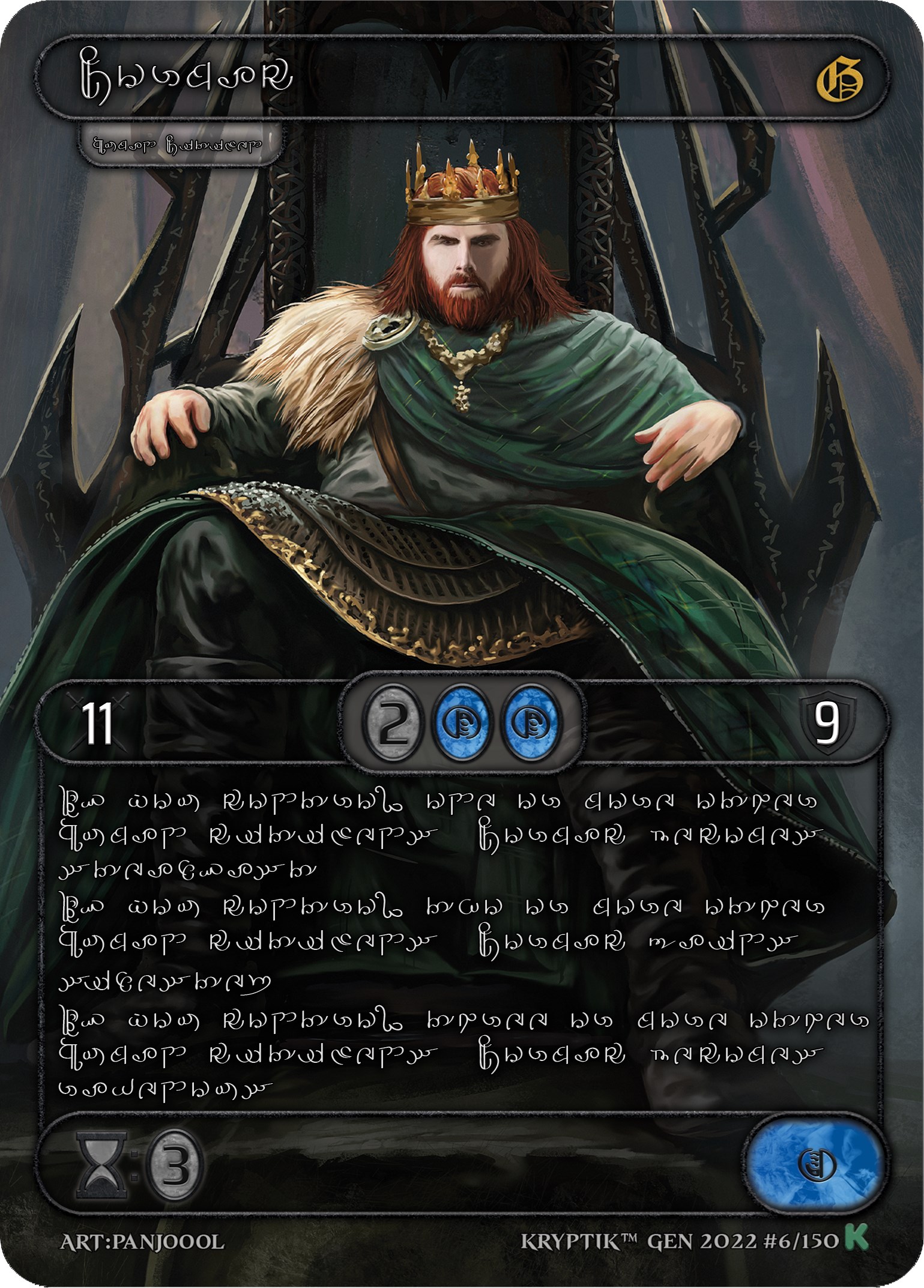 Cormac (Silver Kryptik Language) - Genesis [Kickstarter] - Kryptik TCG