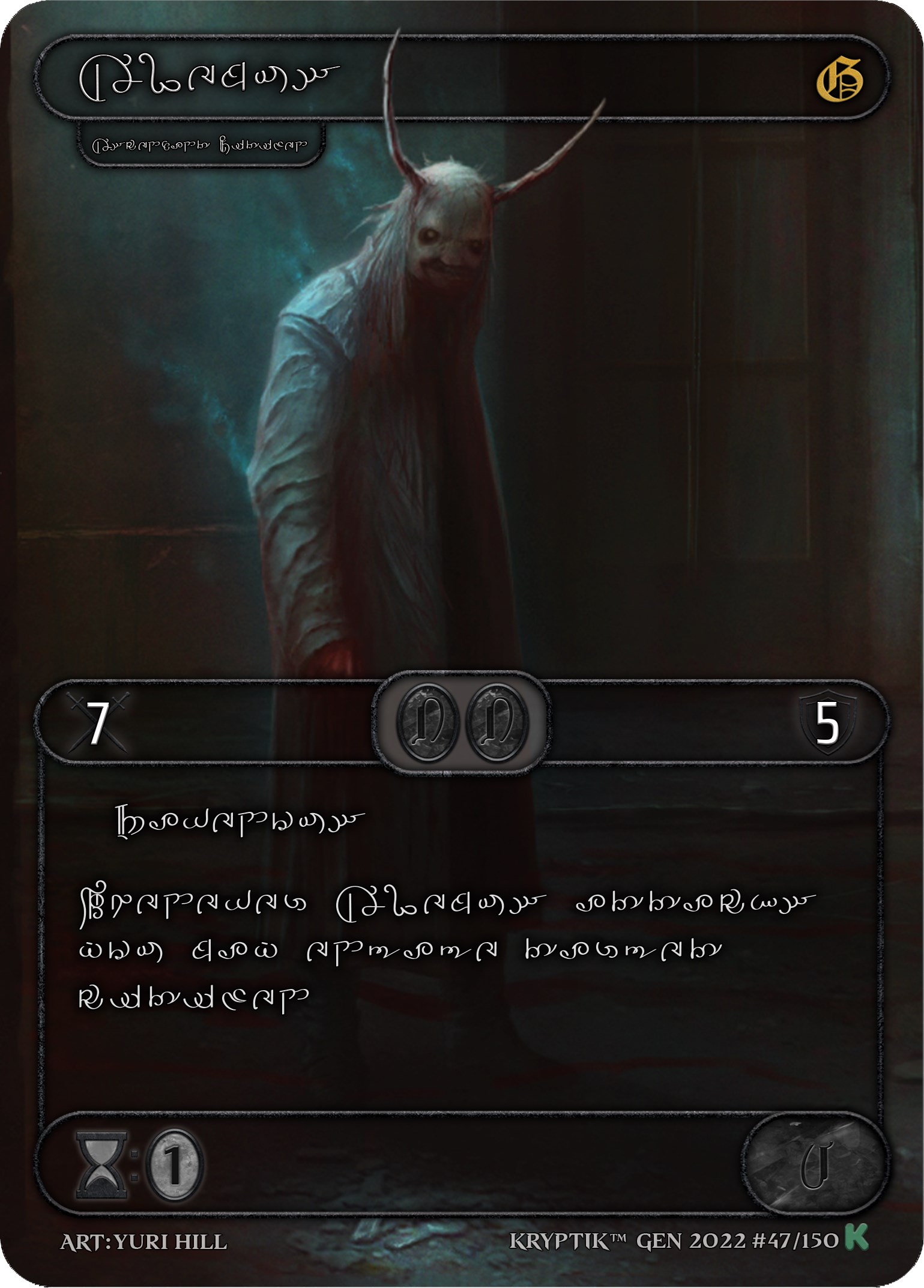 Alemus (Silver Kryptik Language) - Genesis [Kickstarter] - Kryptik TCG