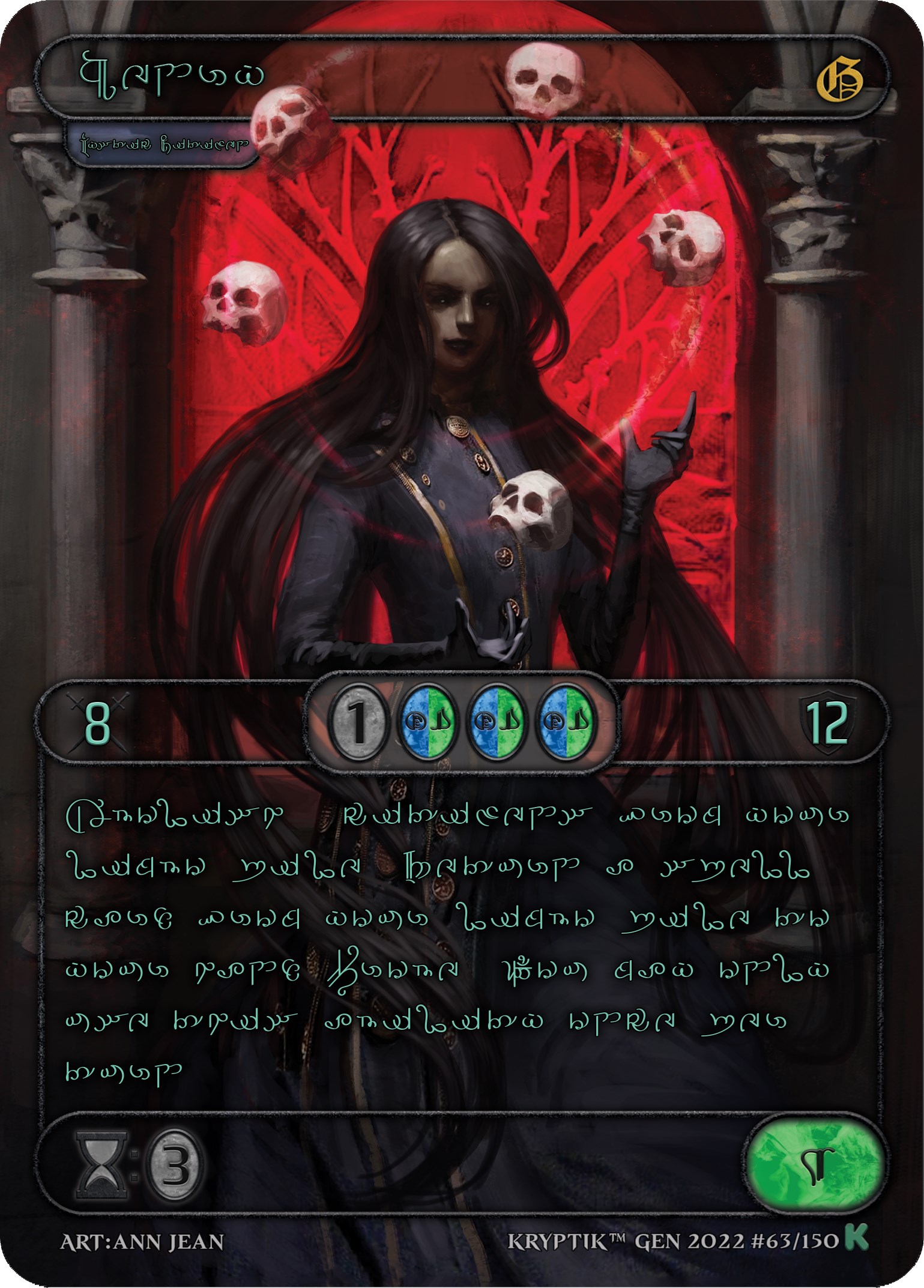 Henry (Green Kryptik Language) - Genesis [Kickstarter] - Kryptik TCG