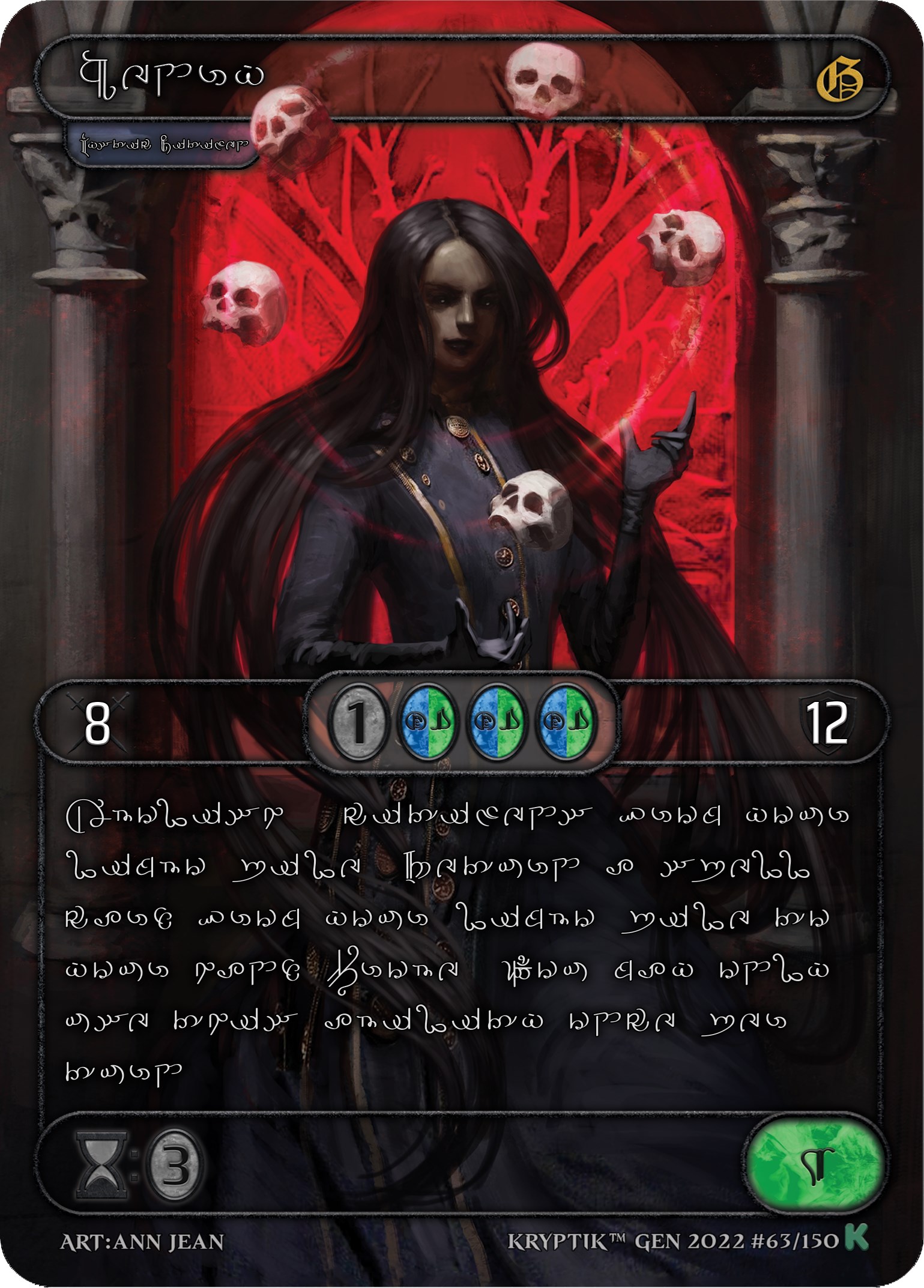 Henry (Silver Kryptik Language) - Genesis [Kickstarter] - Kryptik TCG