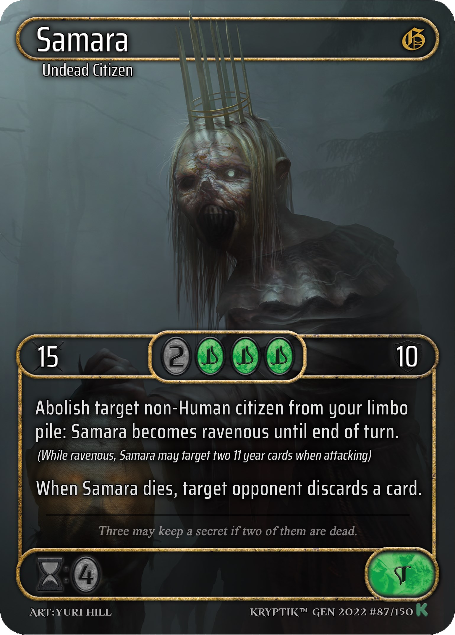 Samara (Box Topper) - Genesis [Kickstarter] - Kryptik TCG