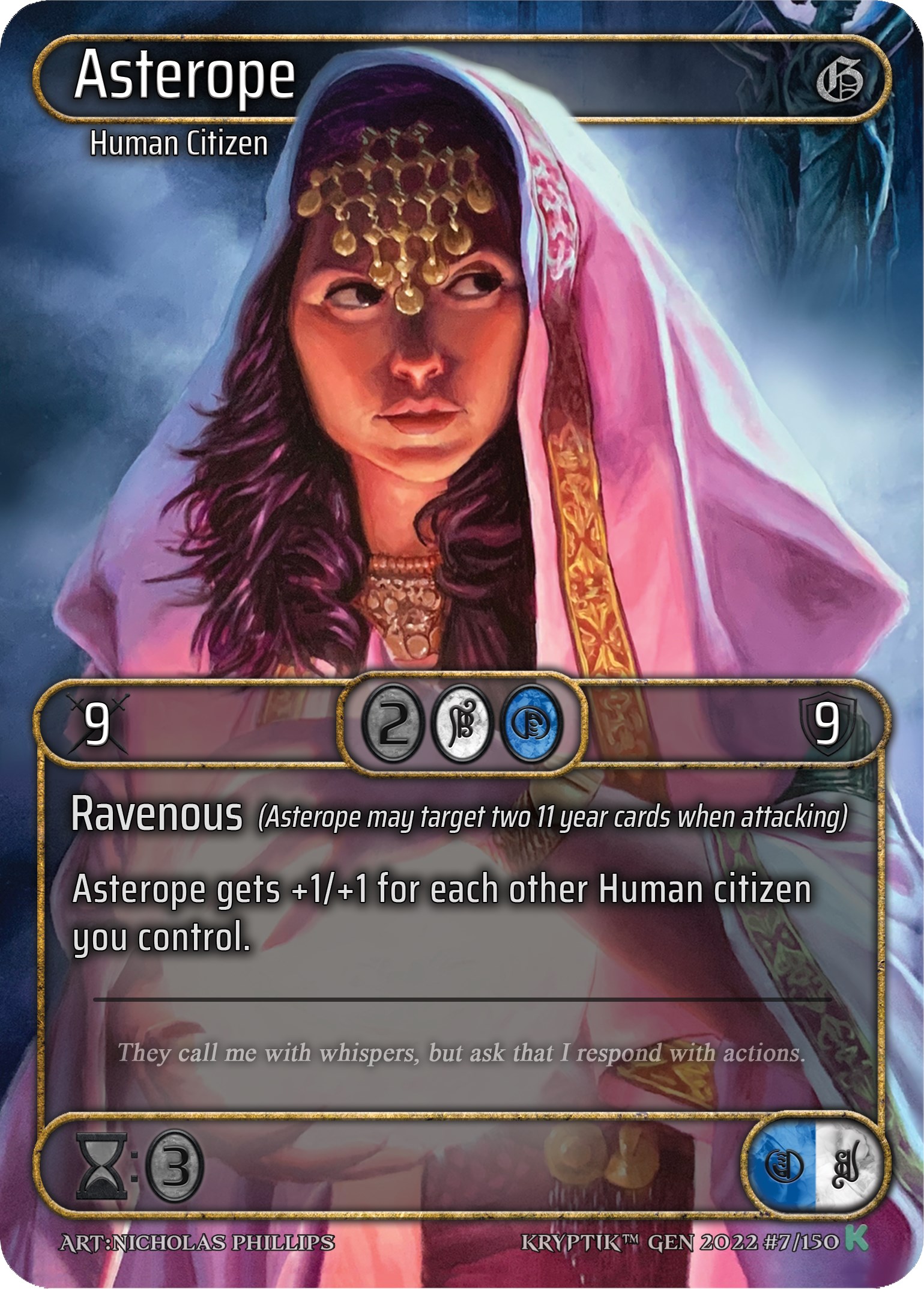 Asterope (Box Topper) - Genesis [Kickstarter] - Kryptik TCG