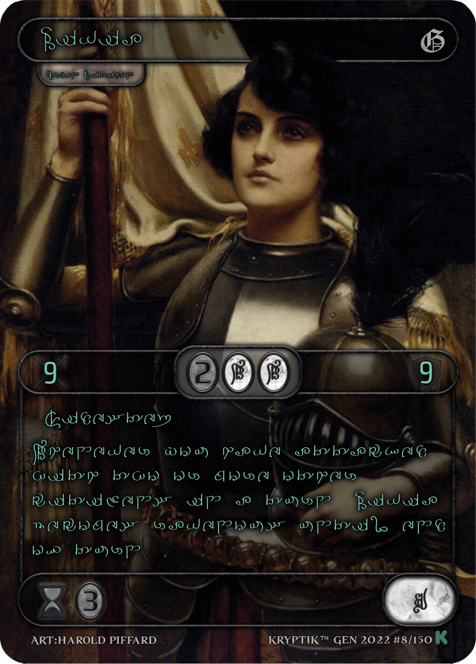Livia (Green Kryptik Language) - Genesis [Kickstarter] - Kryptik TCG