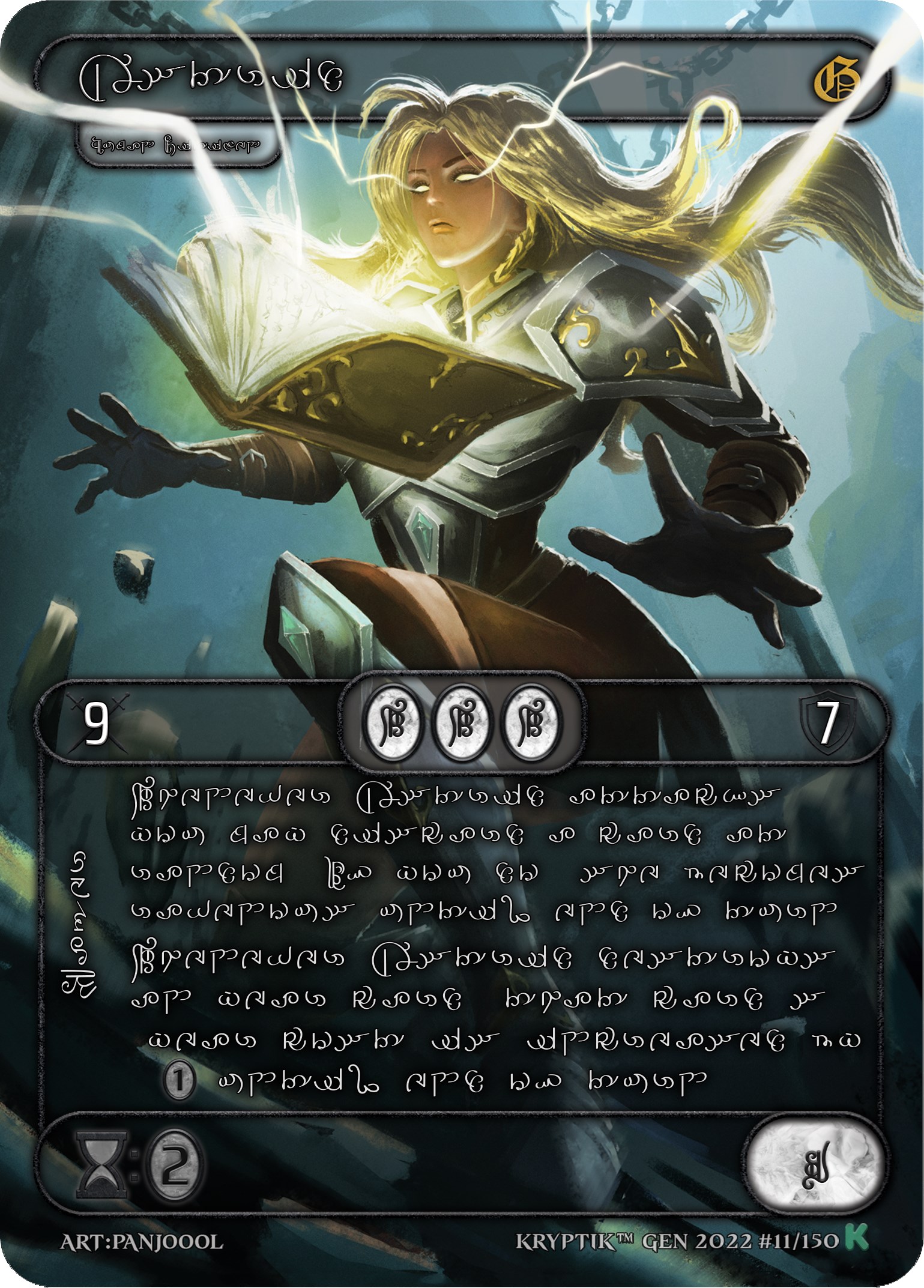 Astrid (Silver Kryptik Language) - Genesis [Kickstarter] - Kryptik TCG