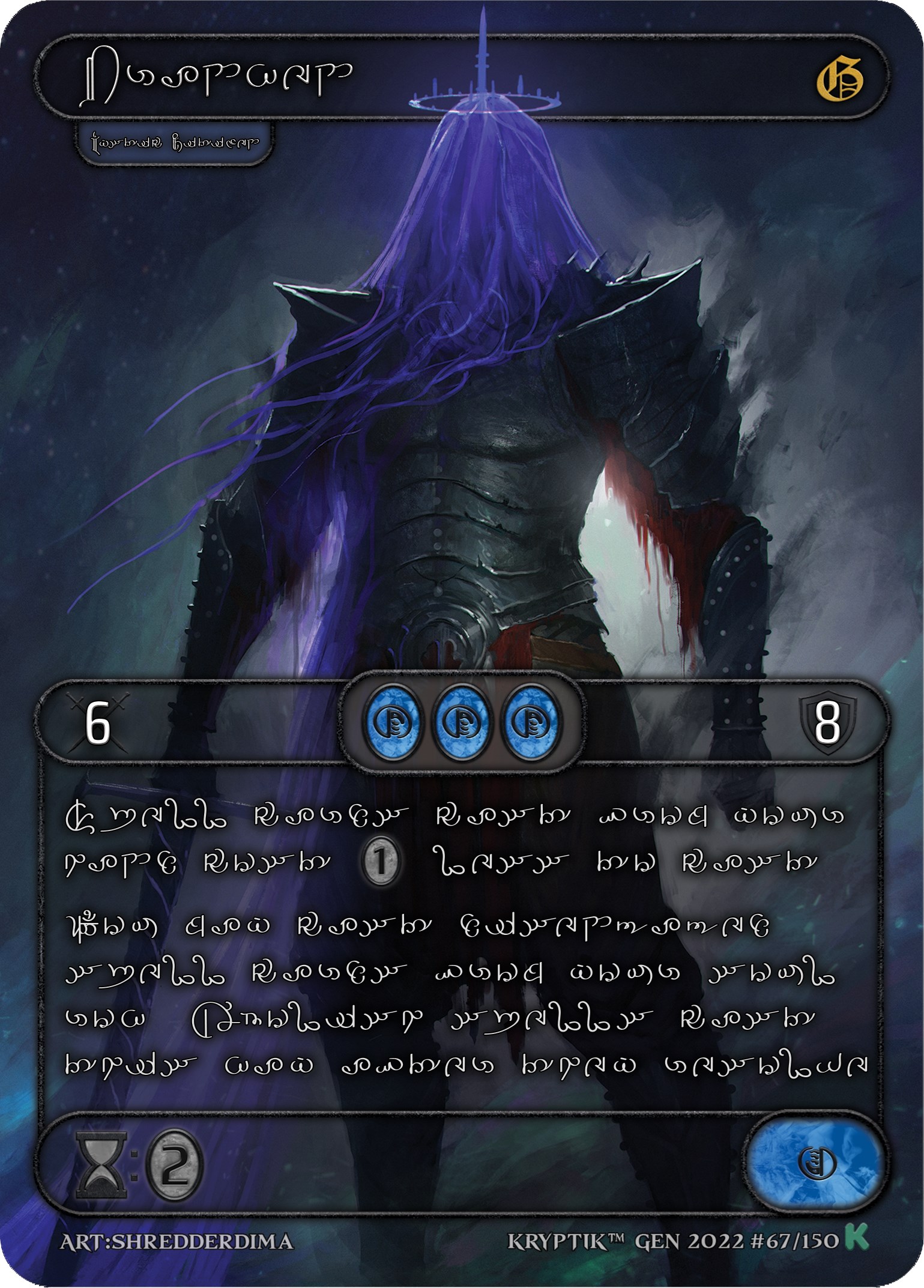 Branwen (Silver Kryptik Language) - Genesis [Kickstarter] - Kryptik TCG