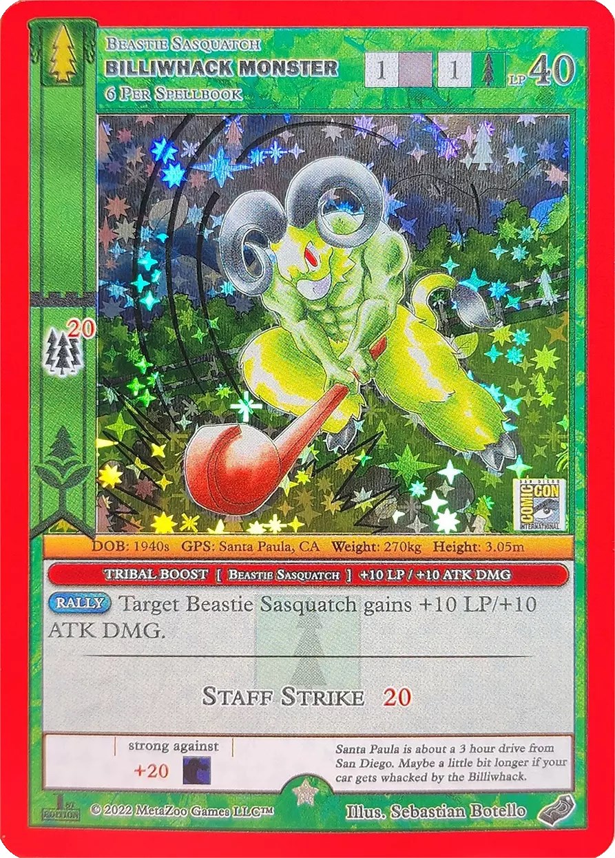 Billiwhack Monster (SDCC 2022) - Miscellaneous Promos - MetaZoo