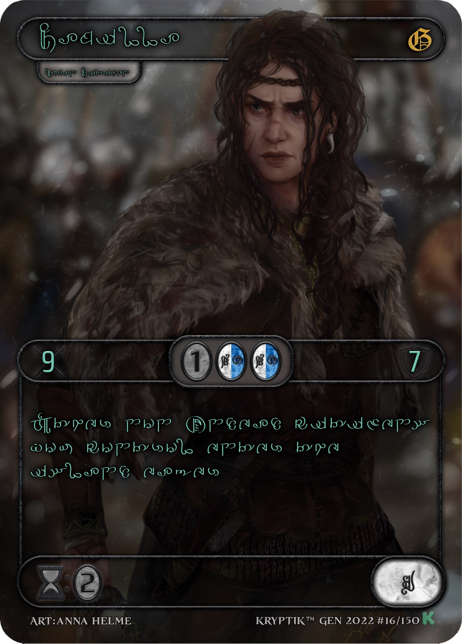 Camilla (Green Kryptik Language) - Genesis [Kickstarter] - Kryptik TCG