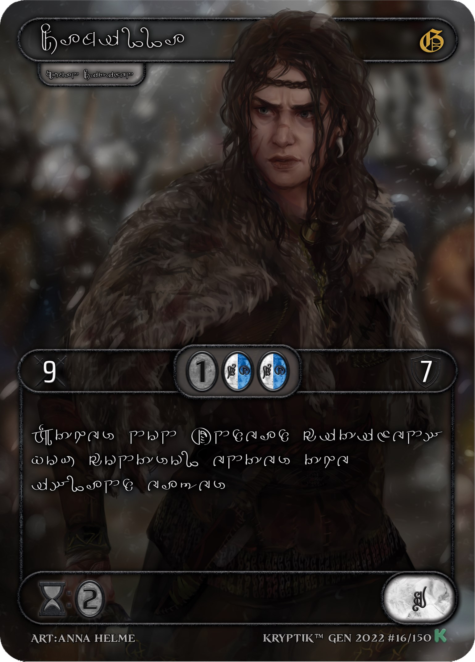 Camilla (Silver Kryptik Language) - Genesis [Kickstarter] - Kryptik TCG