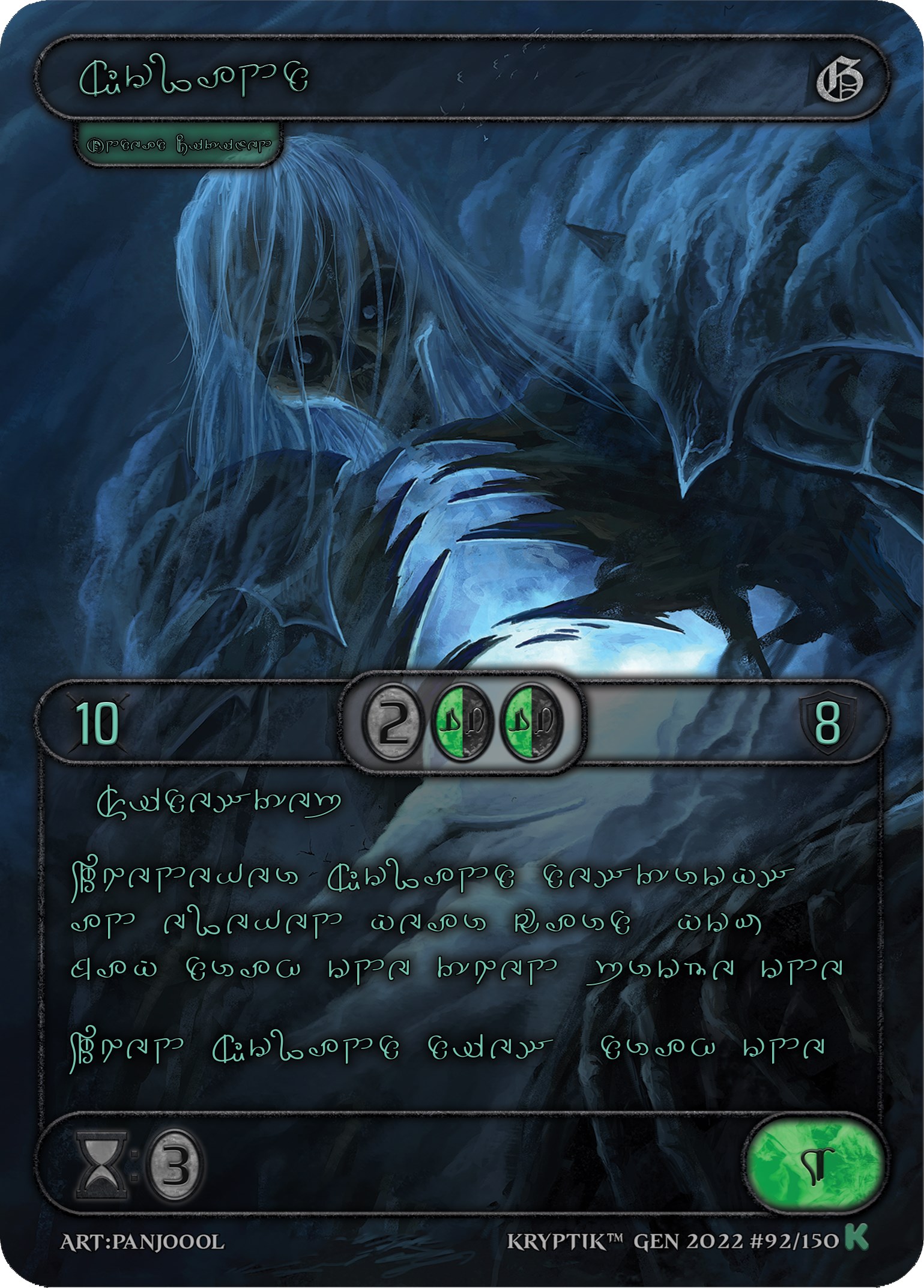 Noland (Green Kryptik Language) - Genesis [Kickstarter] - Kryptik TCG